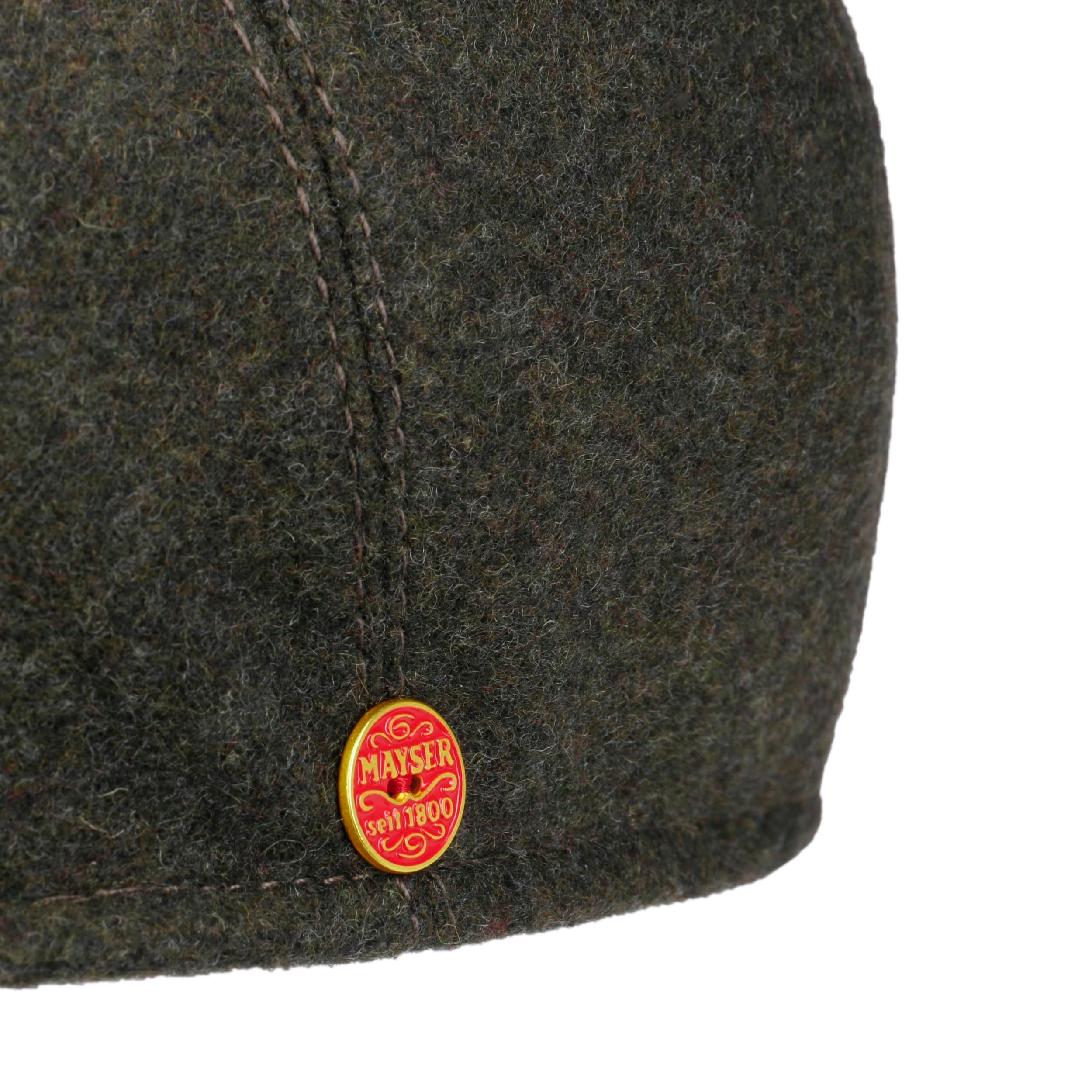 Sidney Wool Blend Flat Cap by Mayser - £88.95