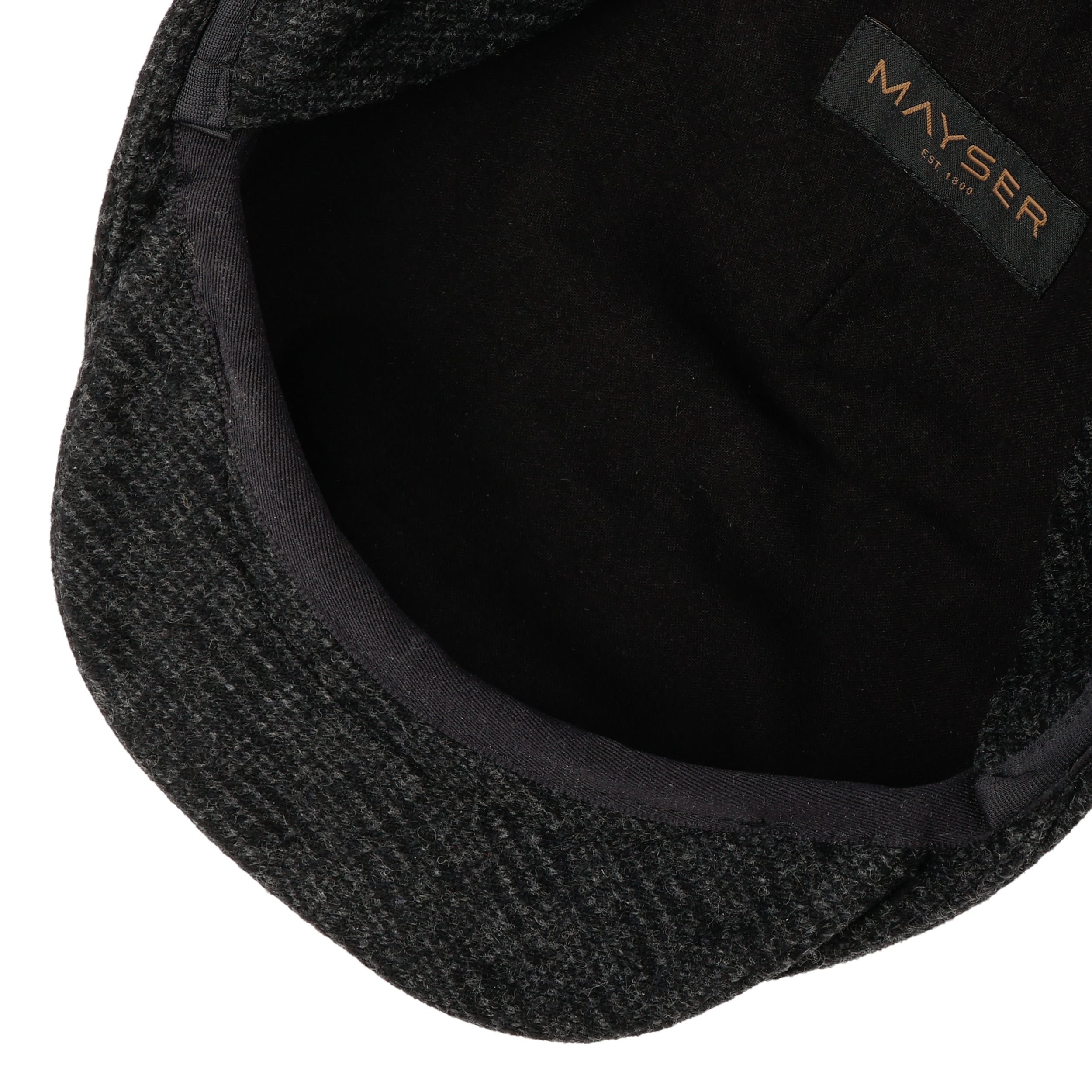 Sidney Wool Ear Flaps Flat Cap by Mayser - £134.95