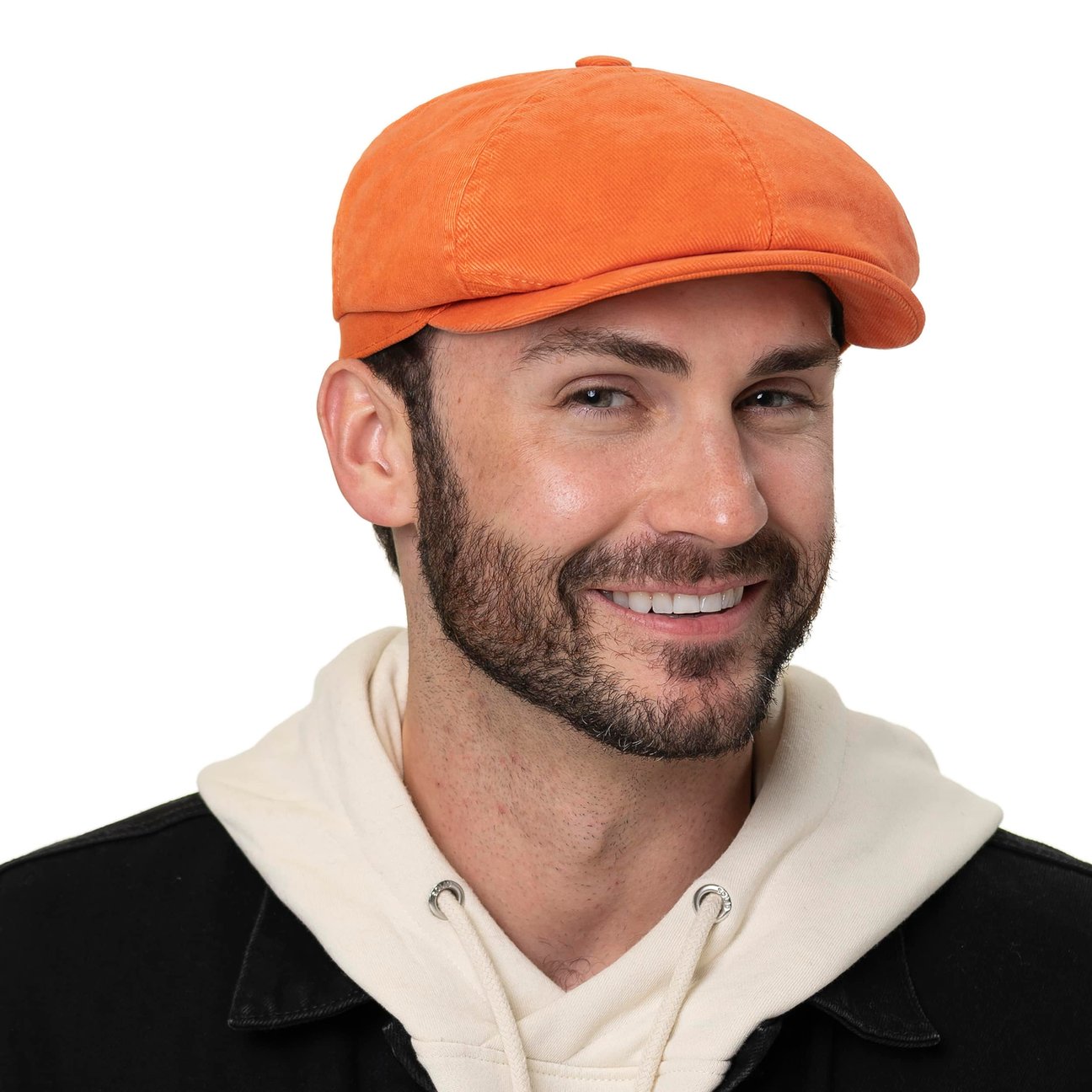 Soft Cotton 6 Panel Flat Cap by Stetson - £99.00