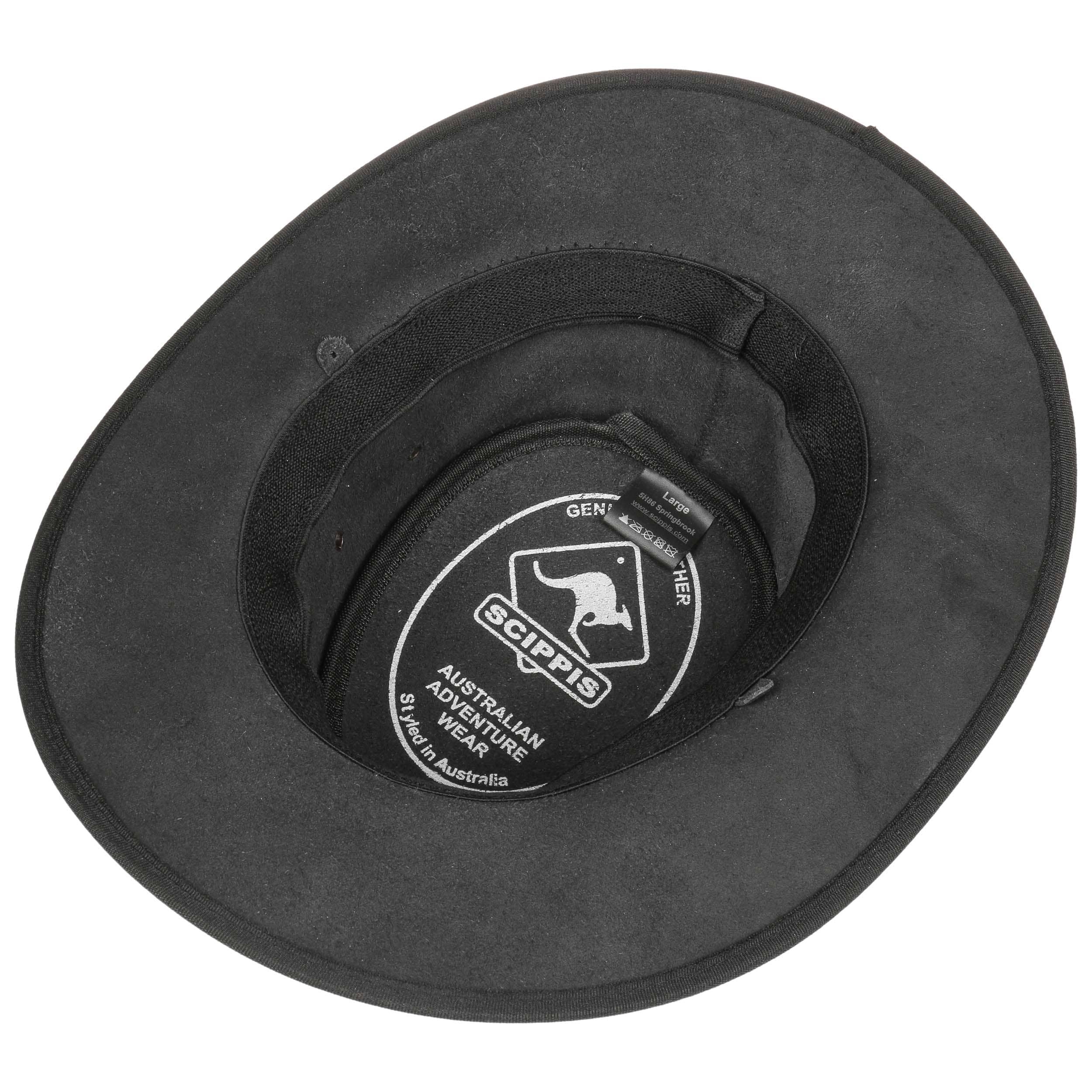 Springbrook Leather Hat by Scippis - £62.95