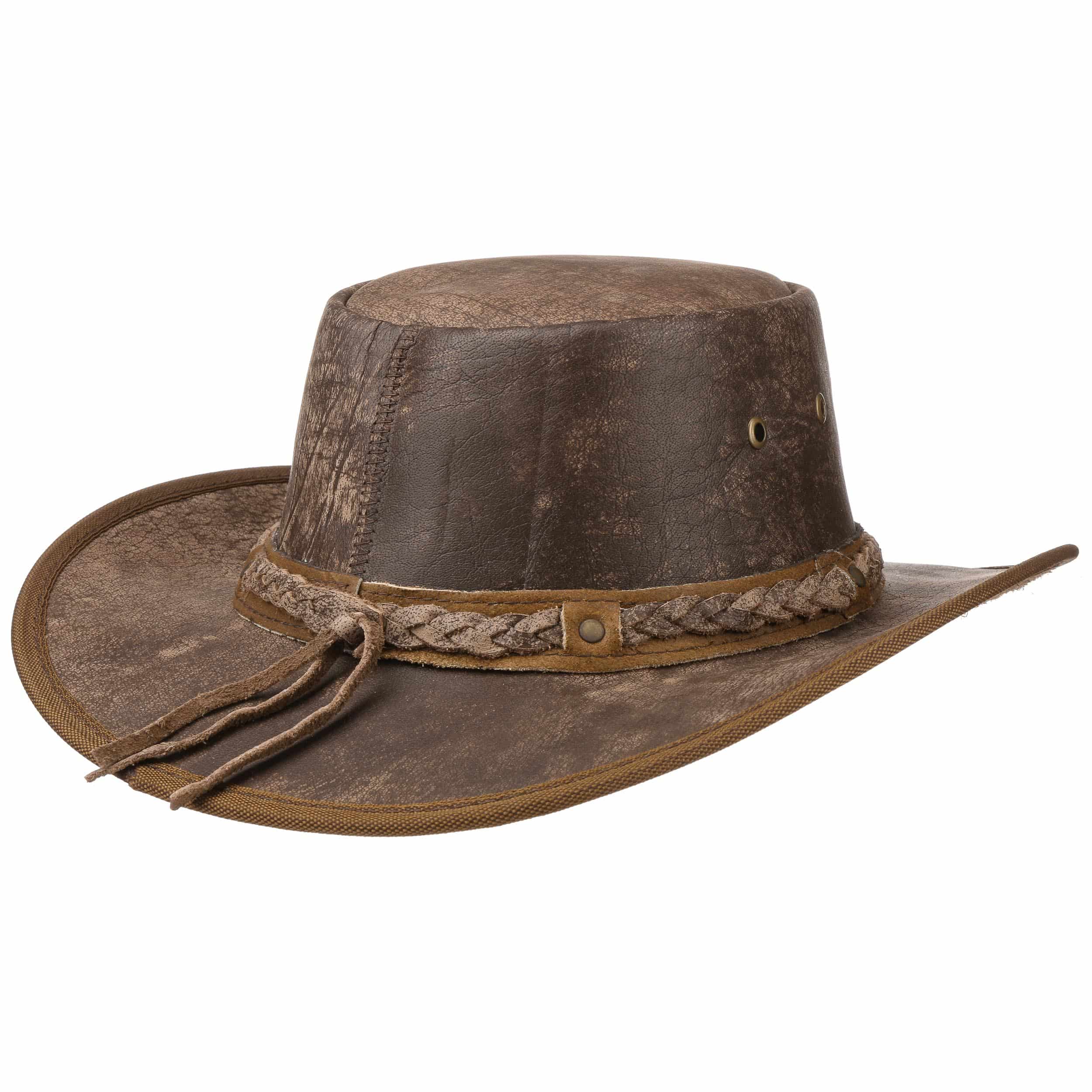 Springbrook Leather Hat by Scippis - £62.95