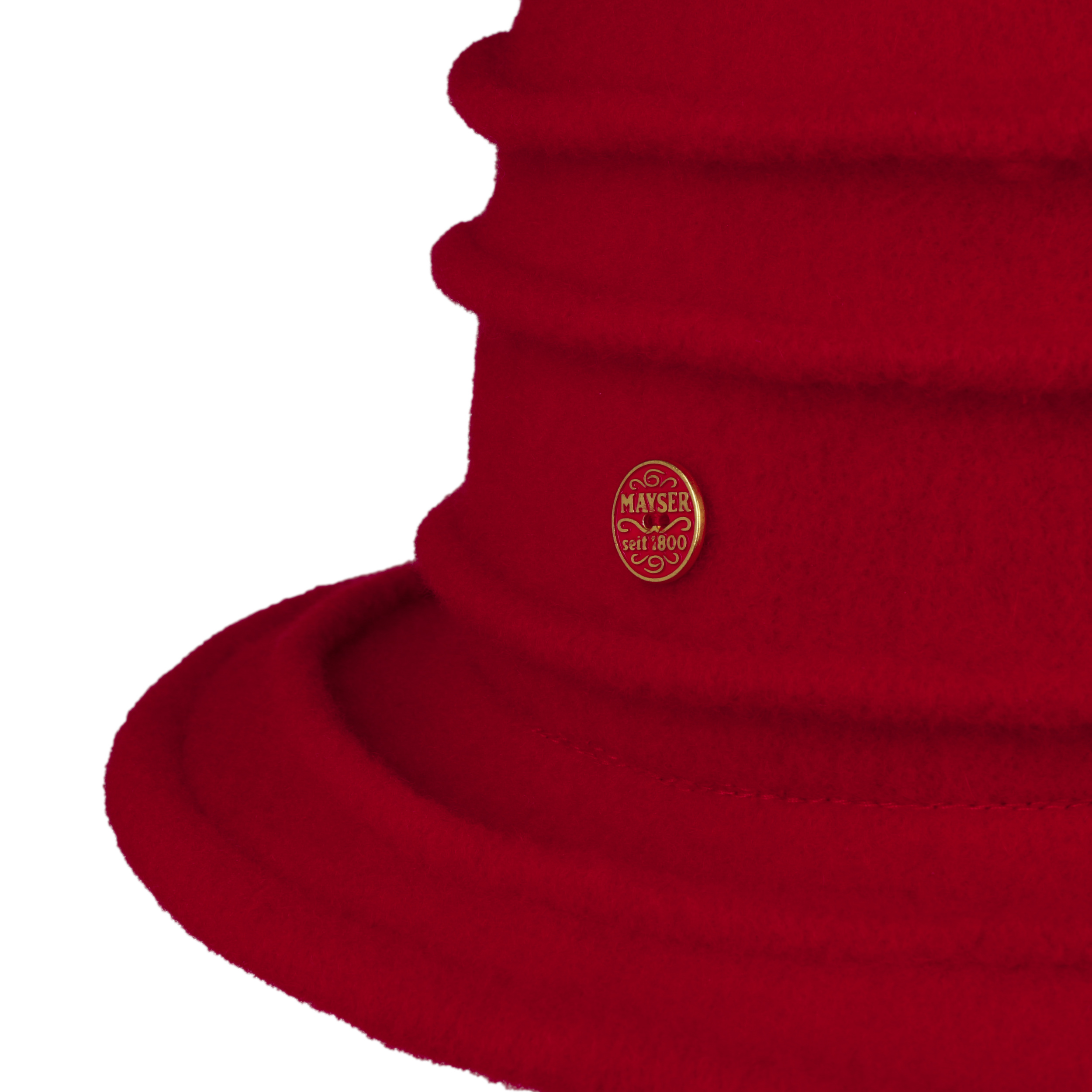 Stina Milled Wool Hat by Mayser - £106.95
