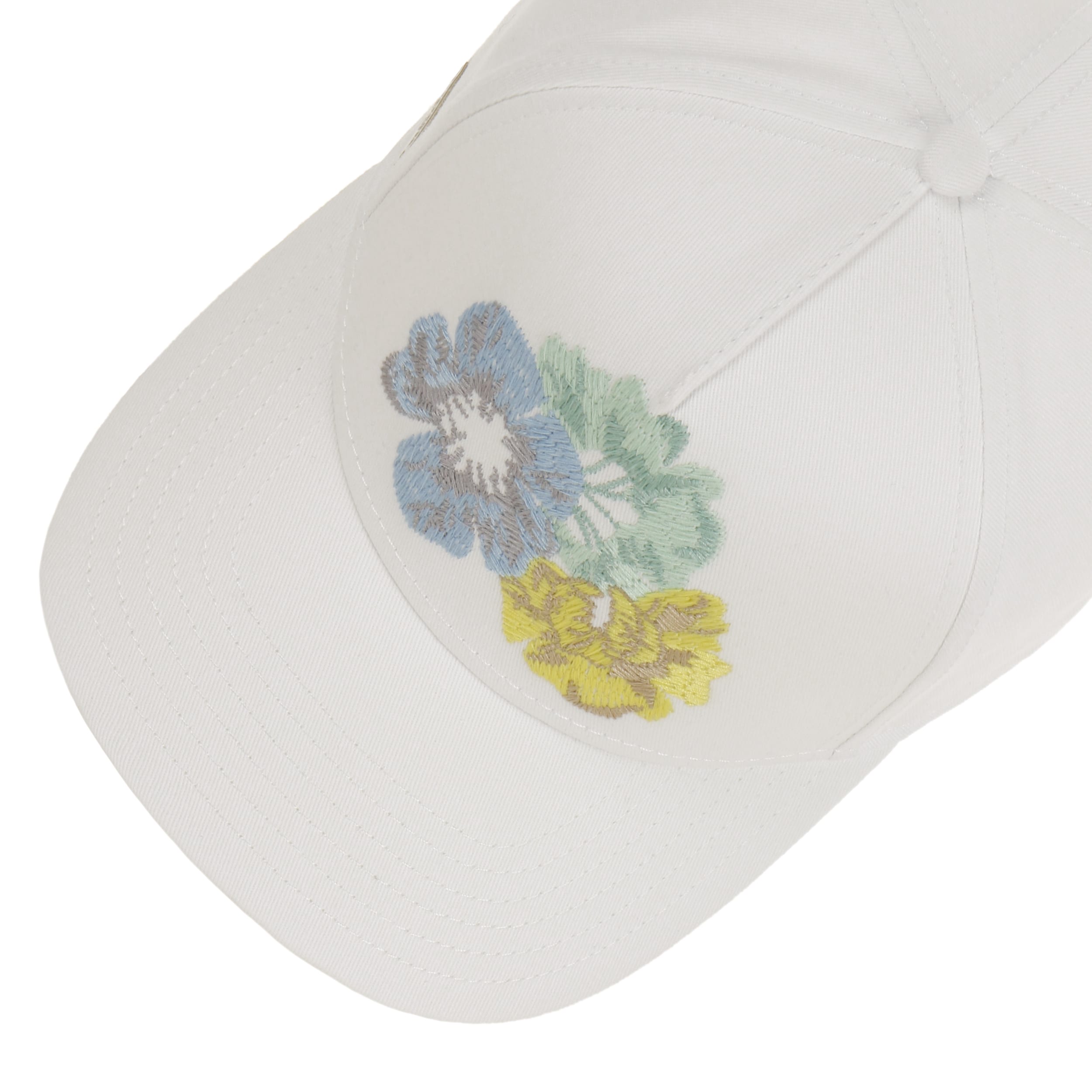 Stitched Flowers Cap by Seeberger - £32.95