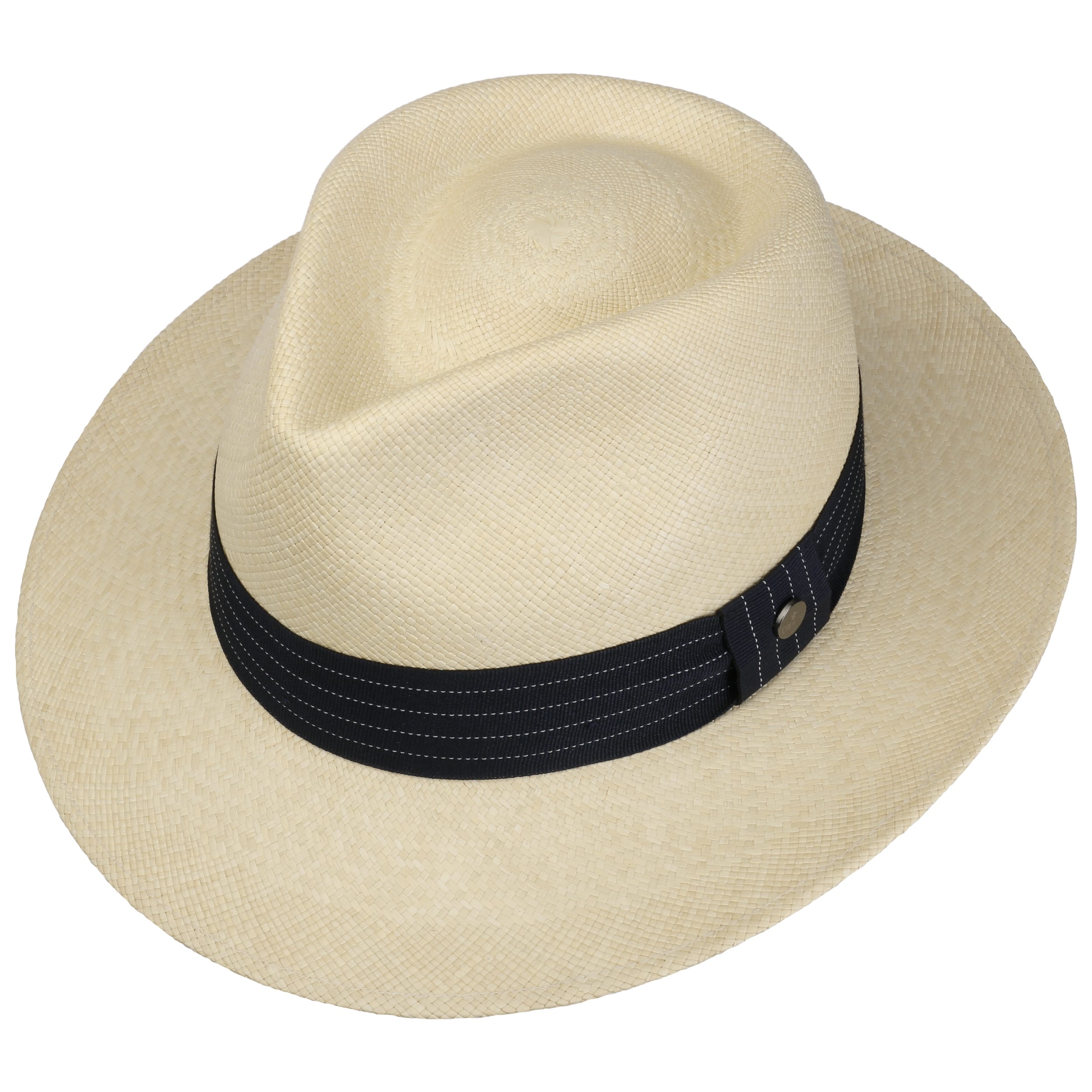 Striped Ribbon Panama Hat by Lierys - £134.95