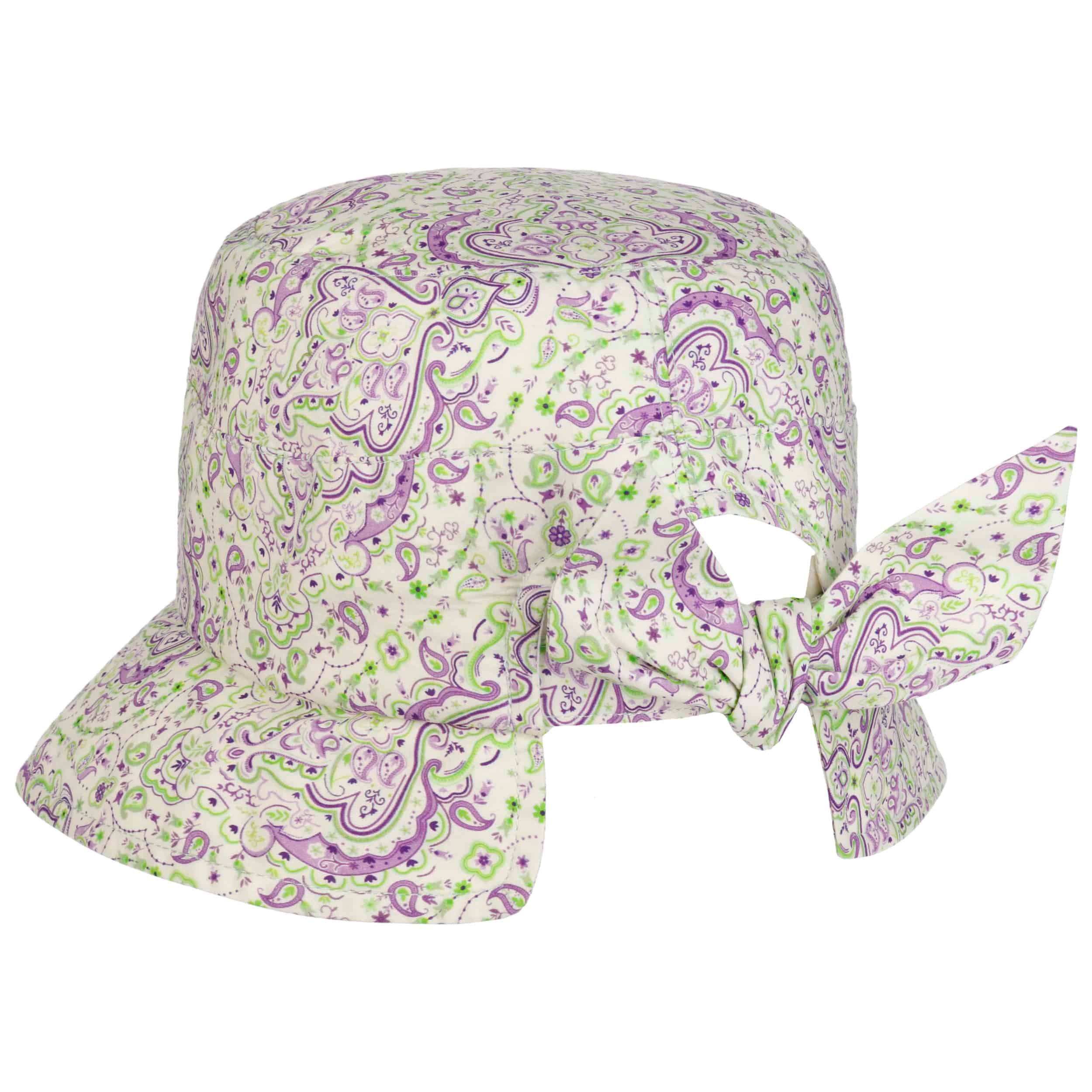Summer Paisley Cotton Hat by McBURN - £53.95