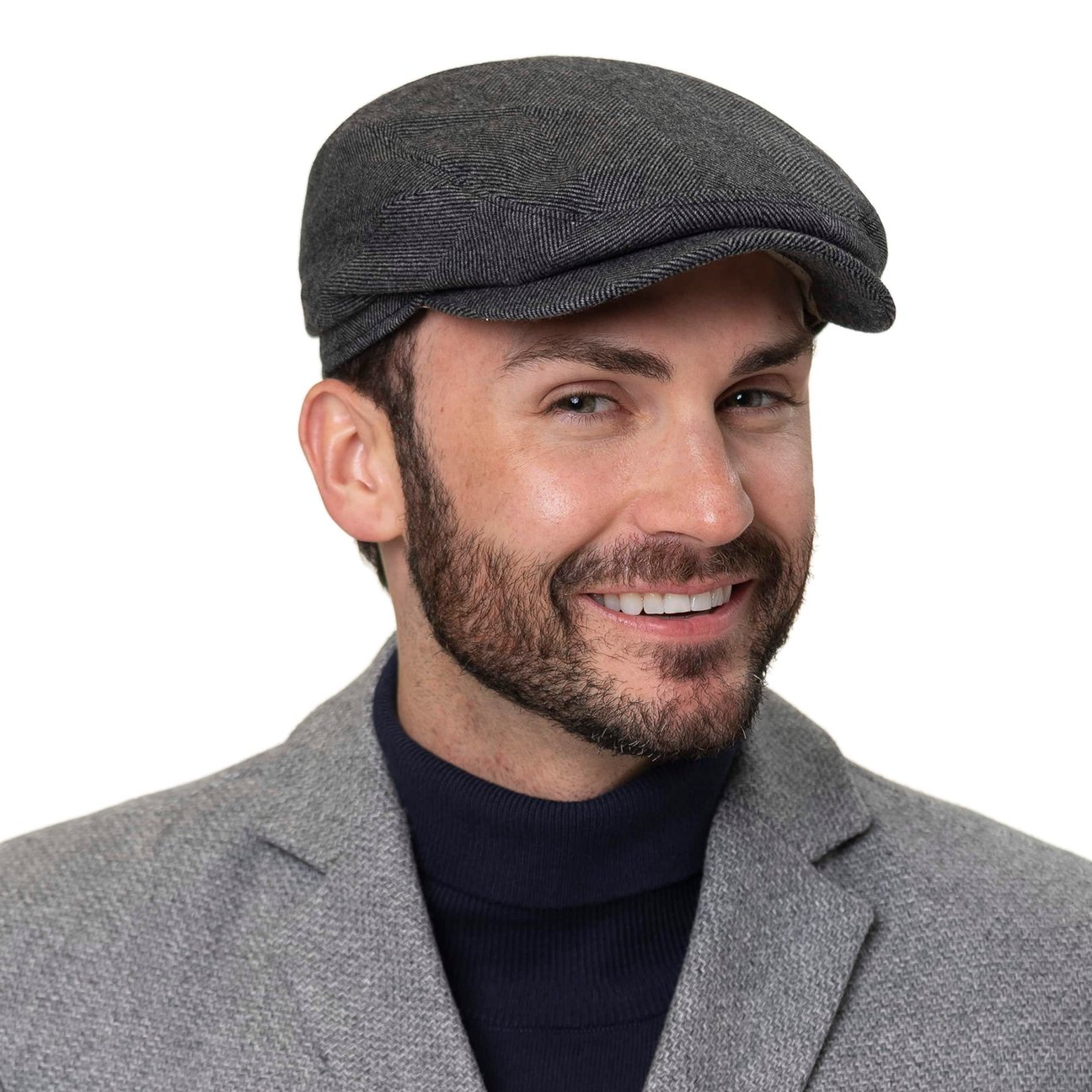 Sustainable Cashmere Flat Cap by Stetson - £113.45