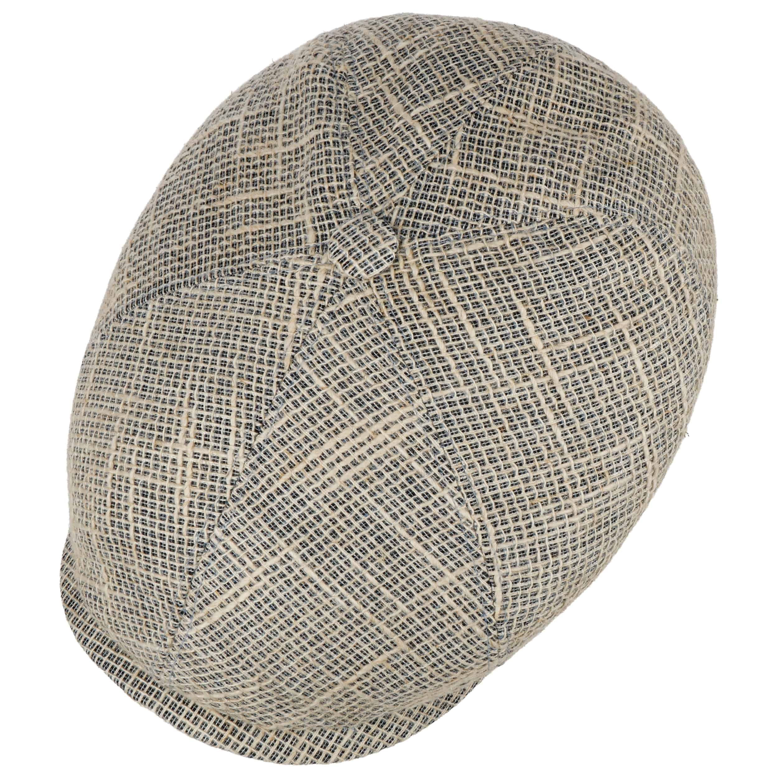 Sustainable Linen Mix 6 Panel Flat Cap by Stetson --> Online Hat Shop ...