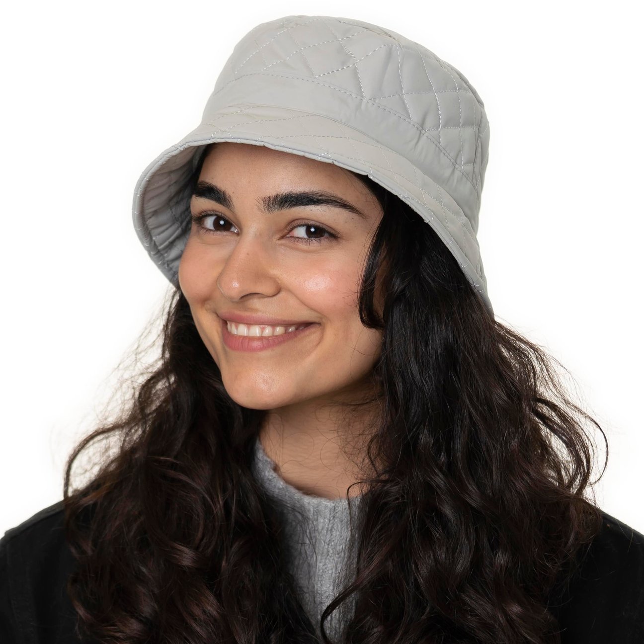 Teflon Bucket Hat with Quilt Pattern by Lipodo - £18.95