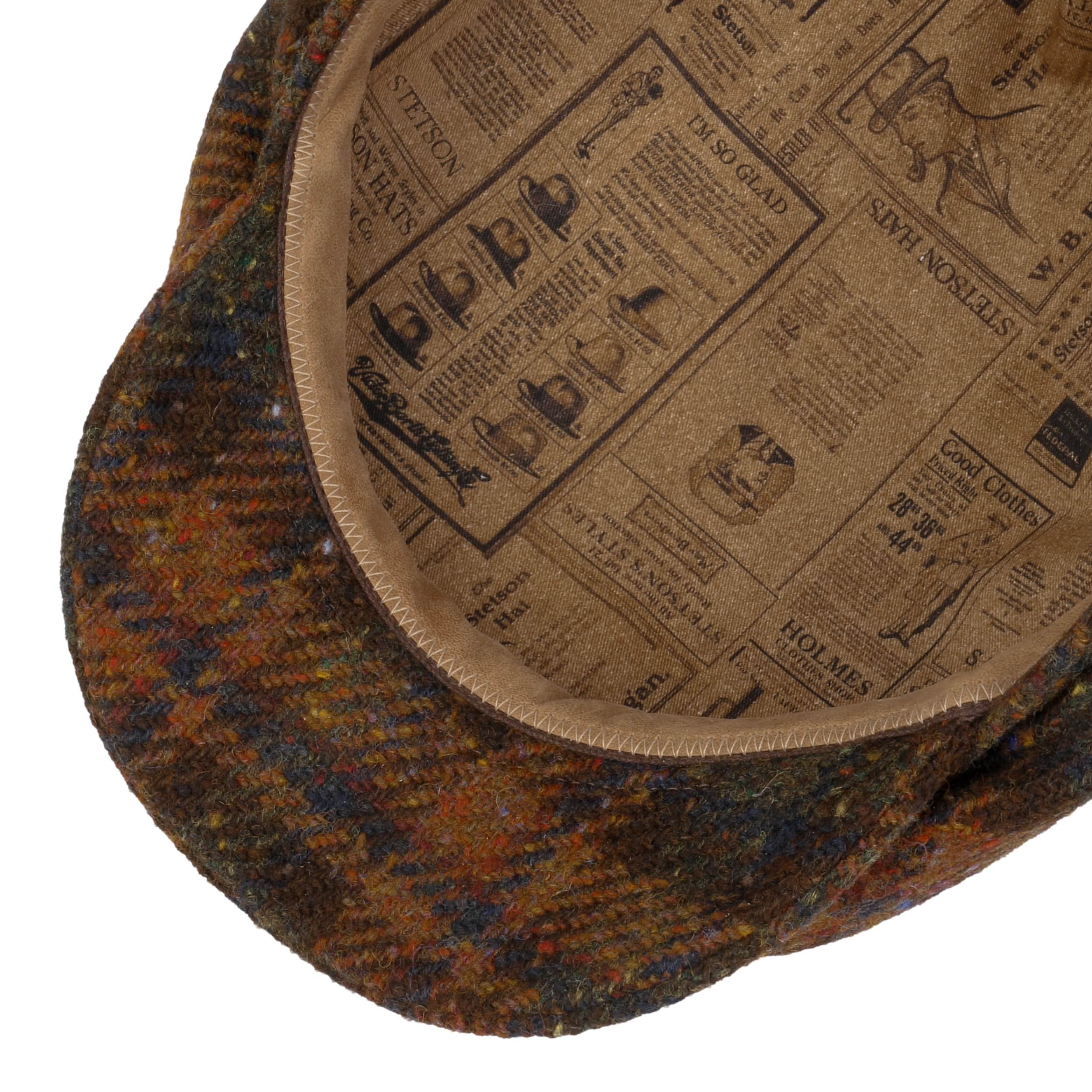 Terrick Driver Flat Cap by Stetson - £179.00