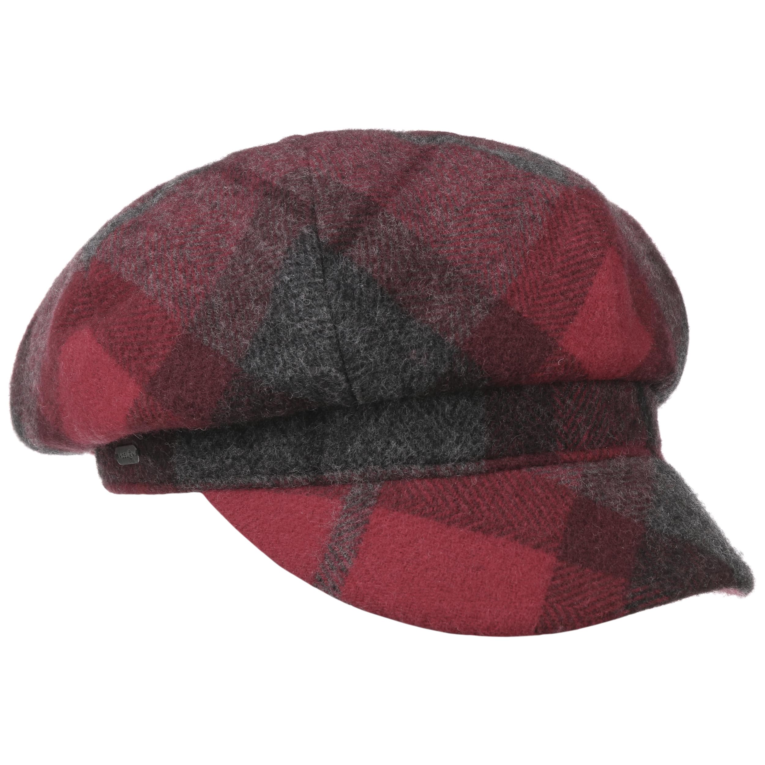 Tevere Checkered Newsboy Cap by McBURN - £72.95