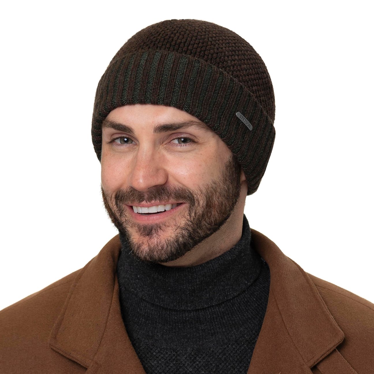 Tevida Merino Beanie With Cuff by Stetson - £79.00