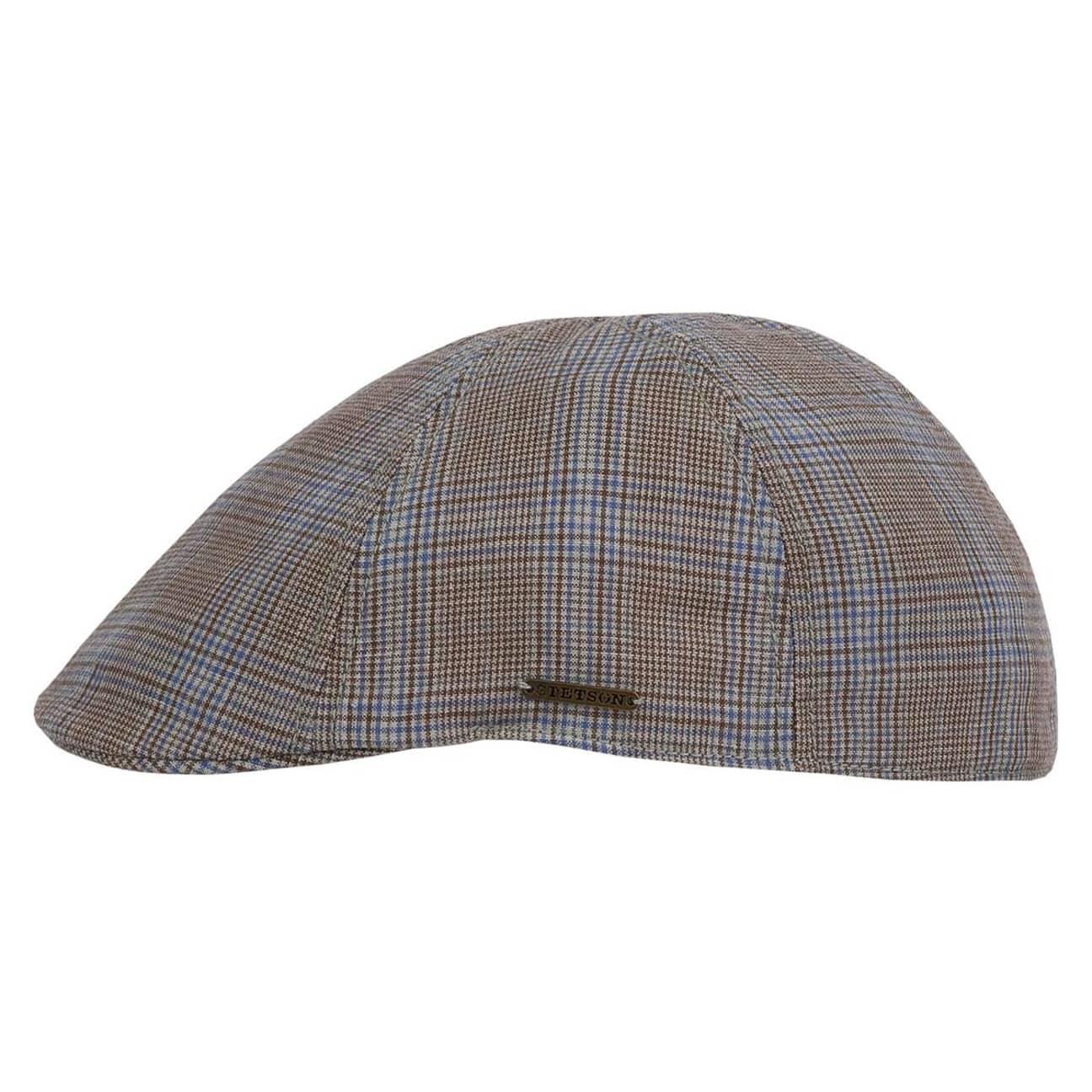 Texas Checks Flat Cap by Stetson - £35.00