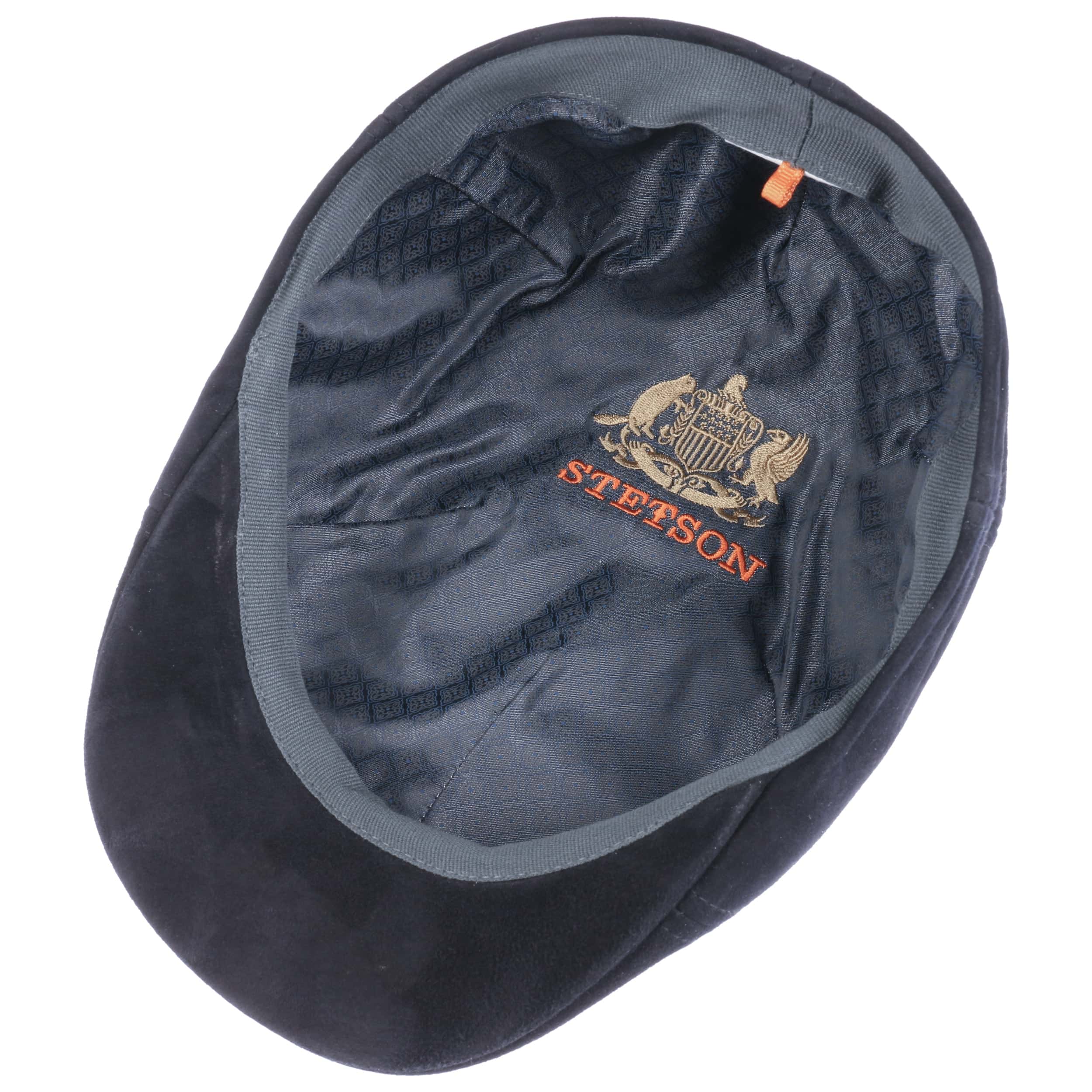 Texas Goat Suede Flat Cap by Stetson - £149.00