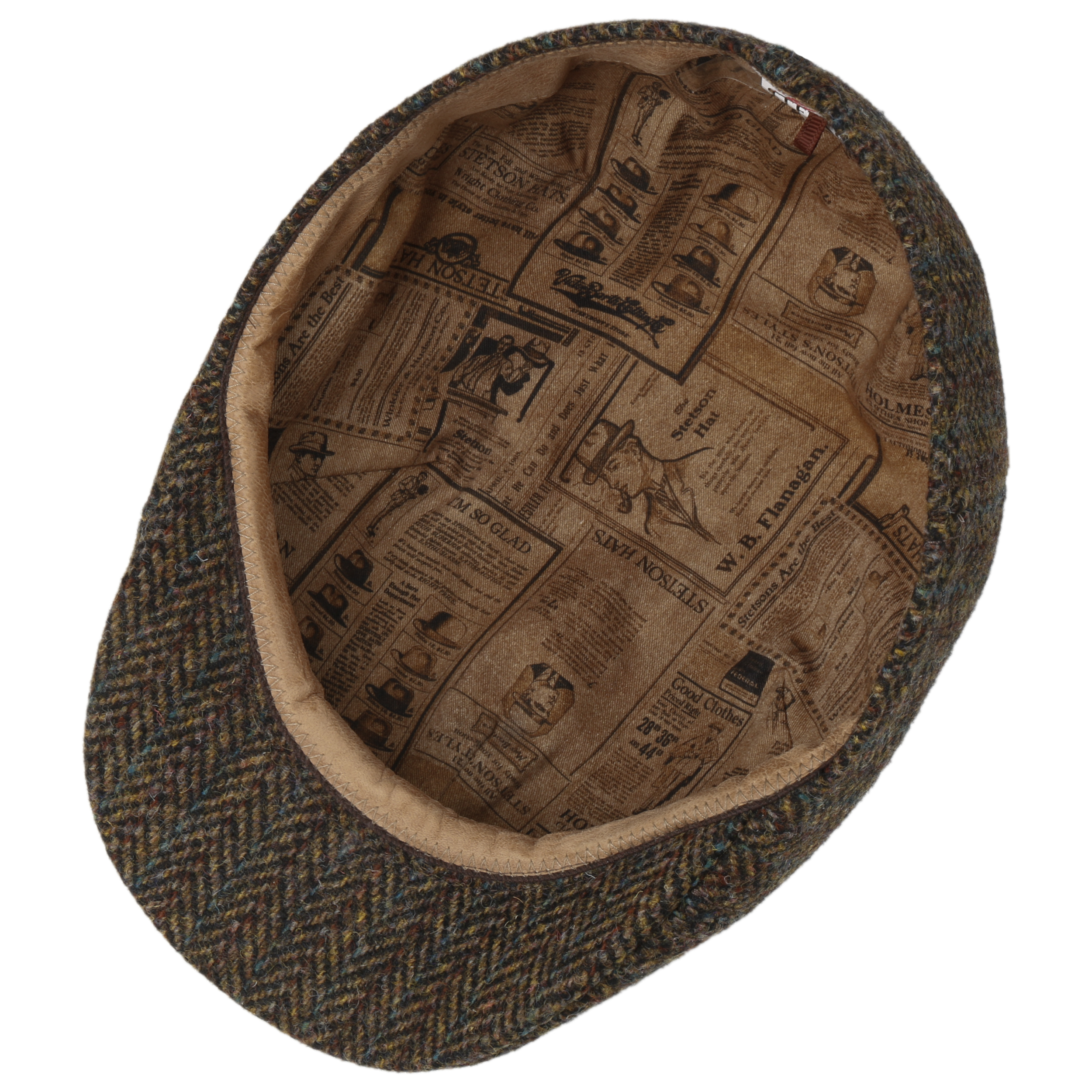 Texas Harris Tweed Flat Cap by Stetson - £75.45