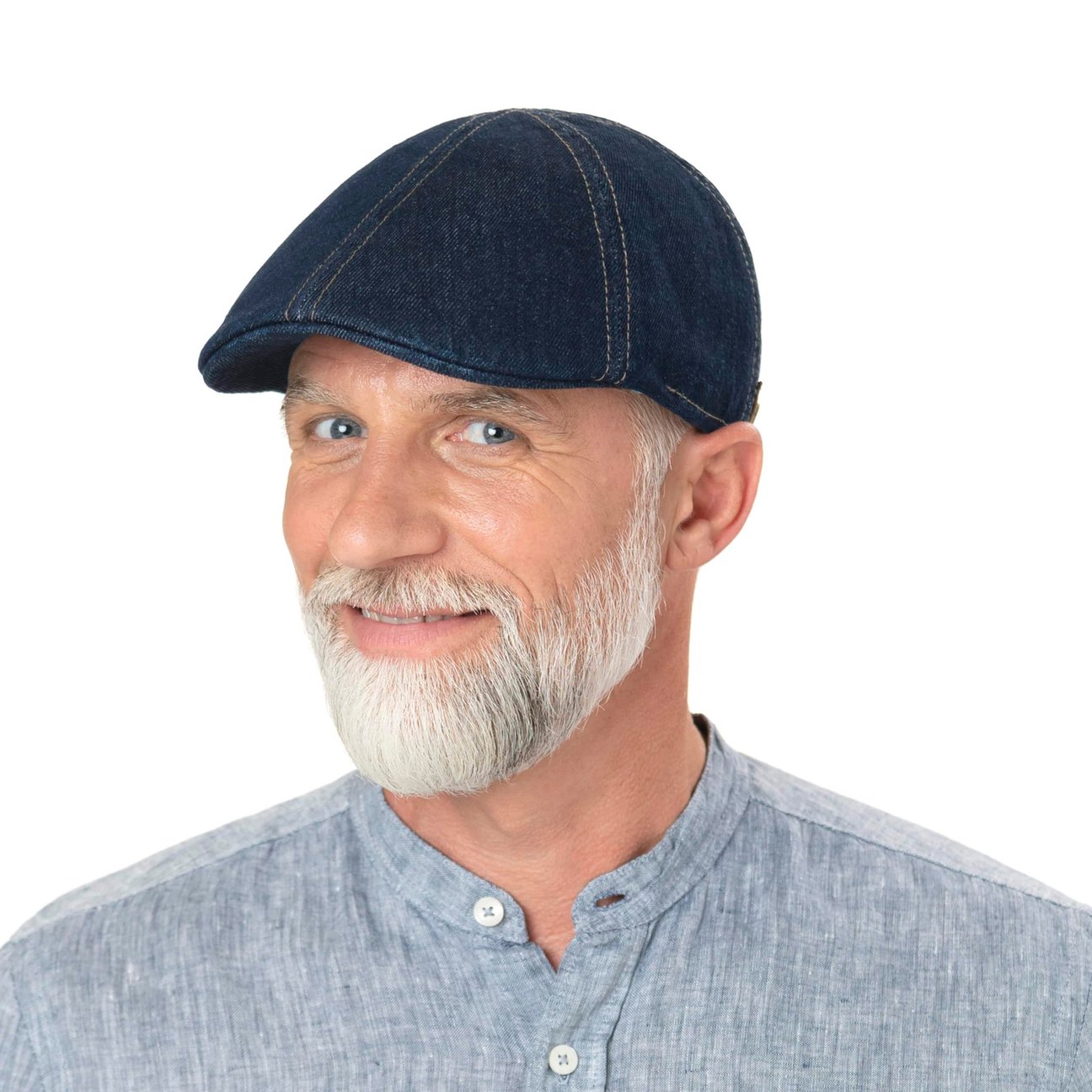 Texas New Denim Flat Cap by Stetson - £59.00