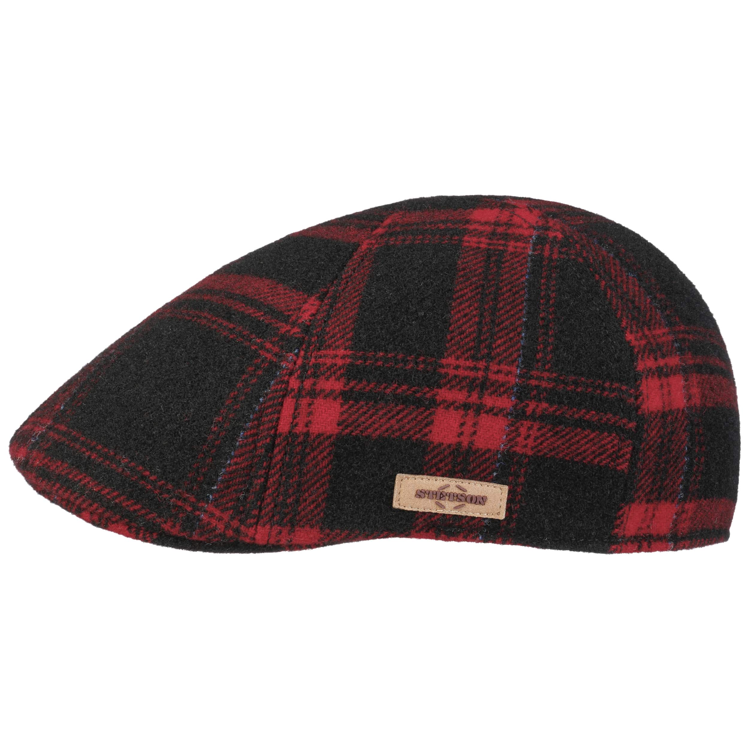 Texas Shadow Plaid Flat Cap by Stetson - £99.00
