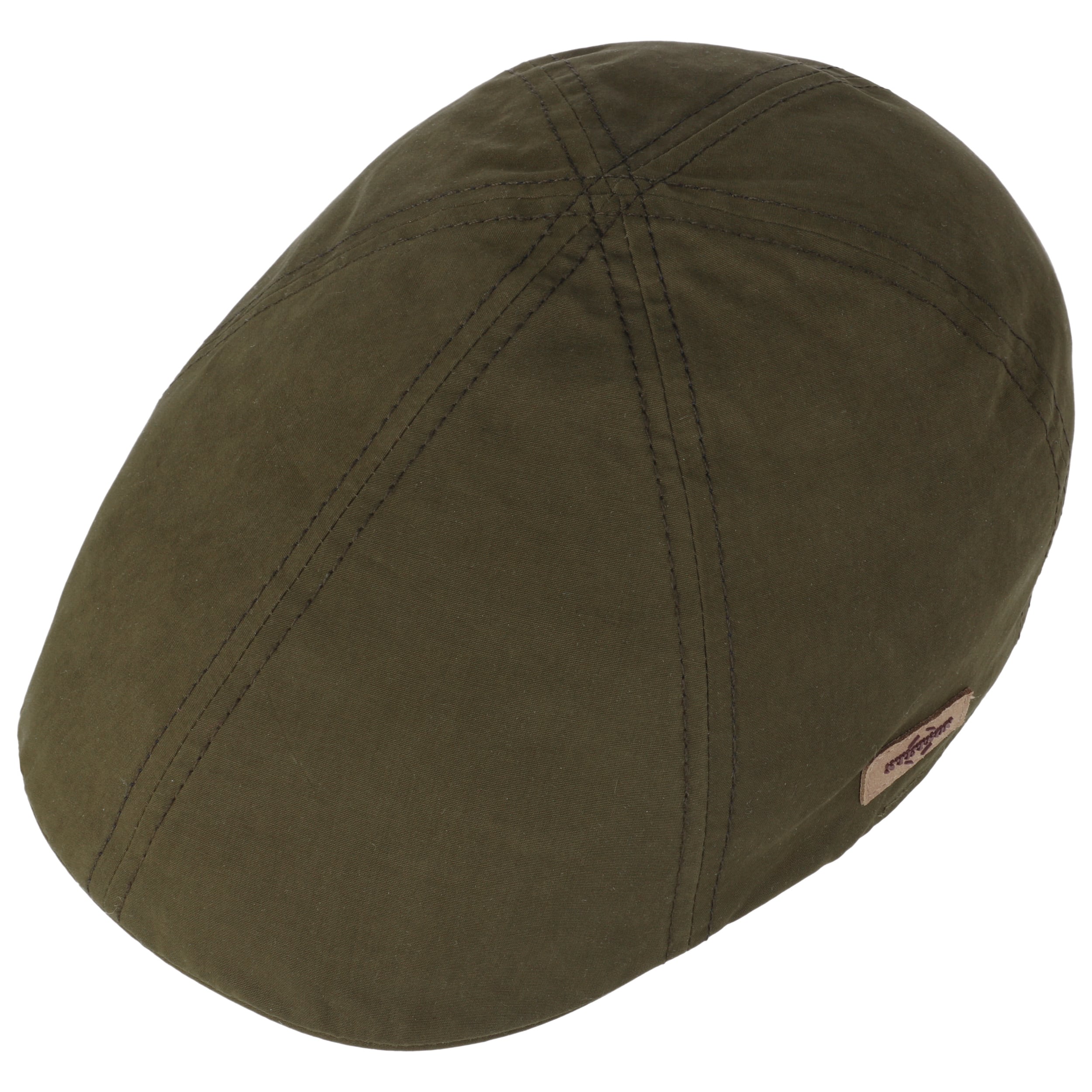Texas Waxed Cotton WR Flat Cap by Stetson - £69.00