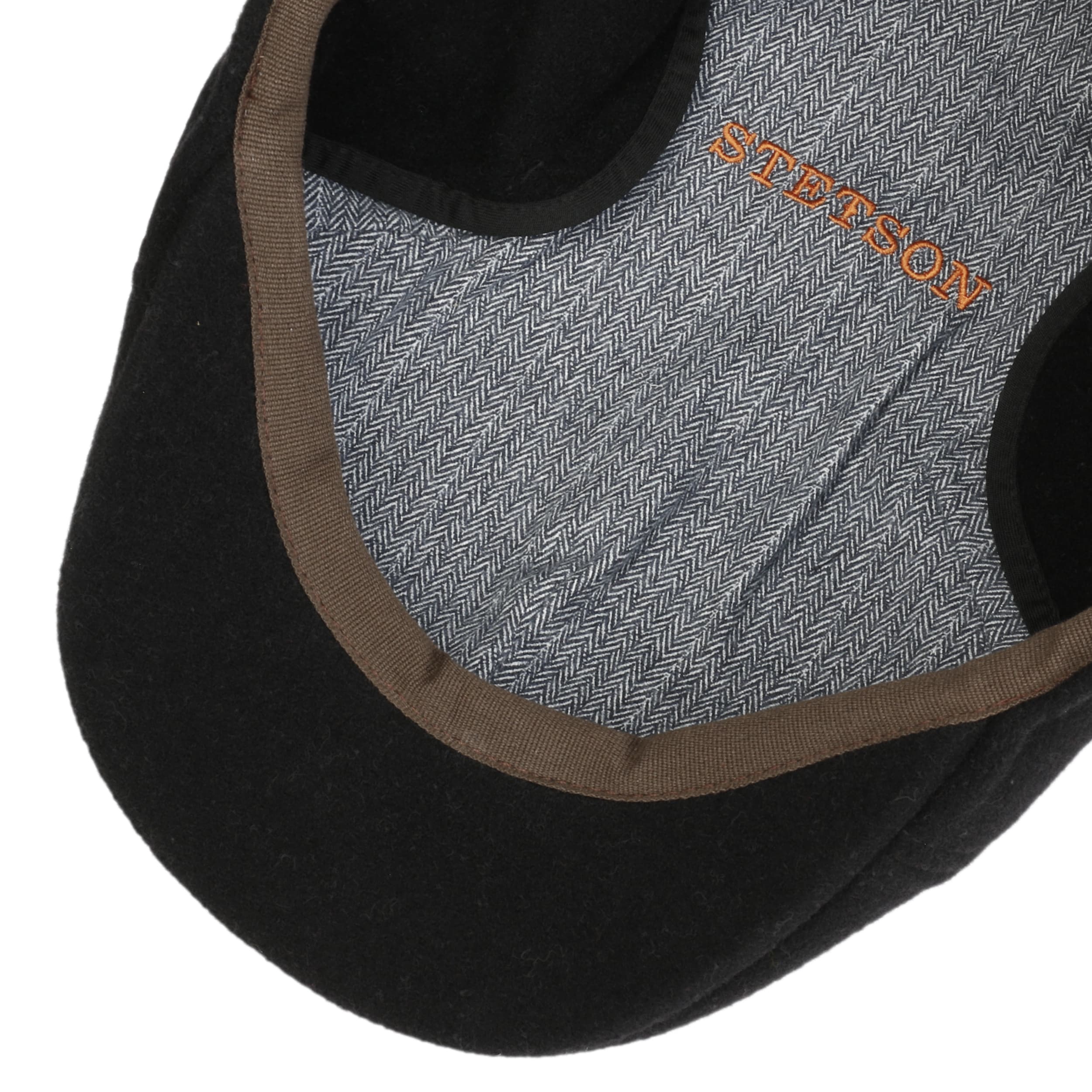 Texas Wool Earflap Flat Cap by Stetson - £89.00