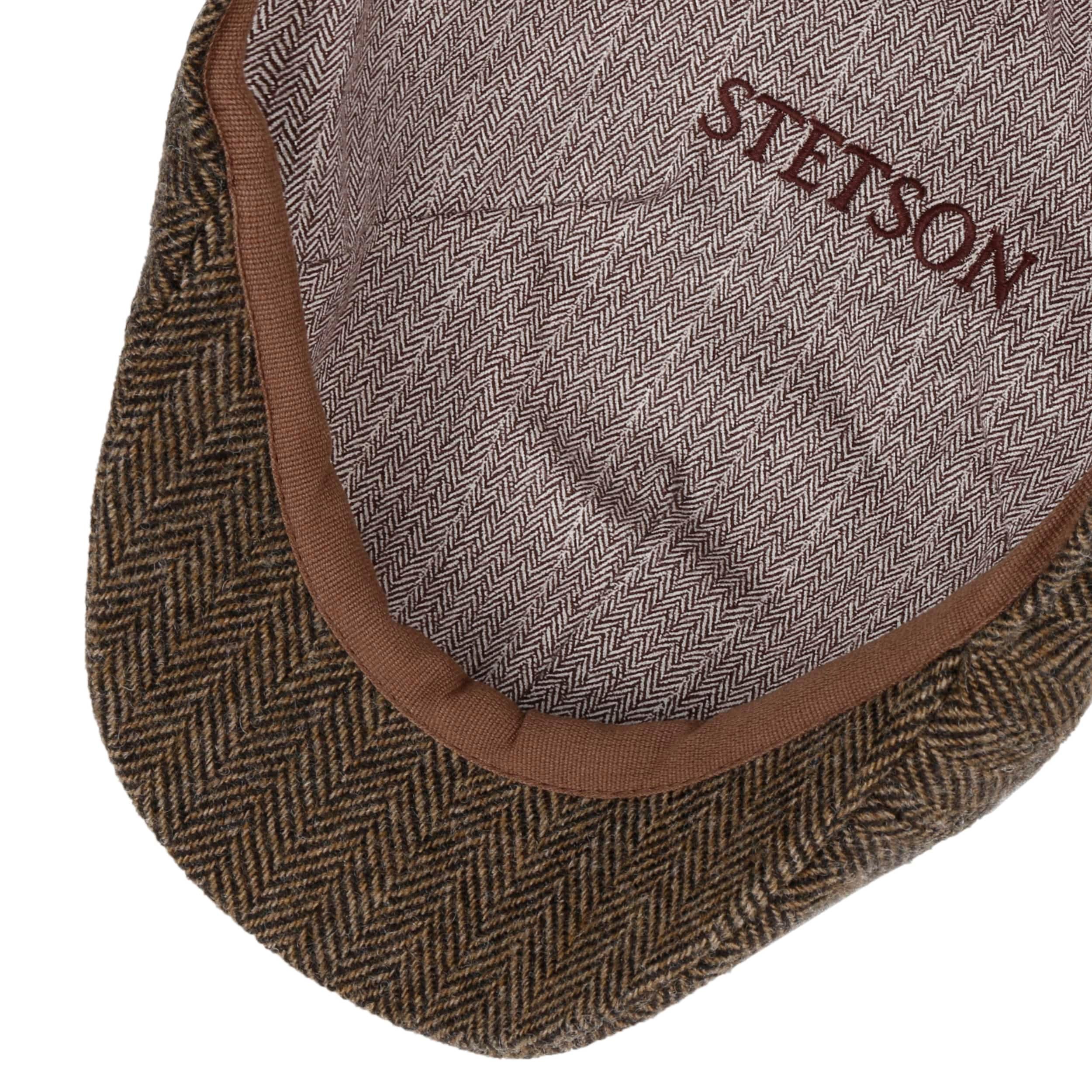 Texas Wool Herringbone Cap by Stetson - £89.00