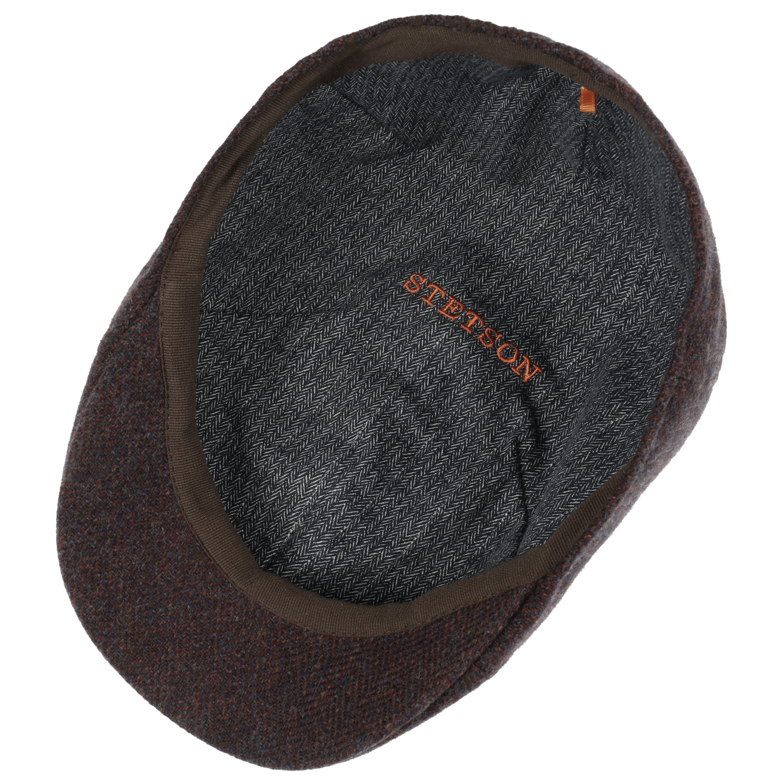 Texas Wool Herringbone Cap by Stetson - £89.00