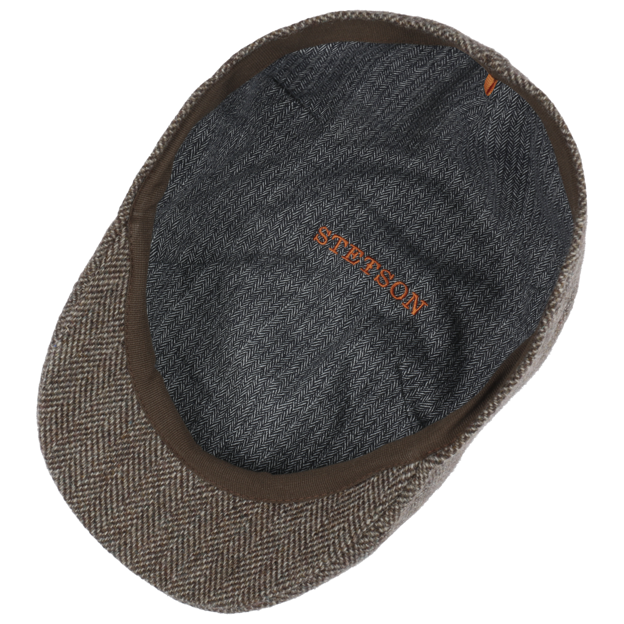 Texas Wool Herringbone Cap by Stetson - £89.00