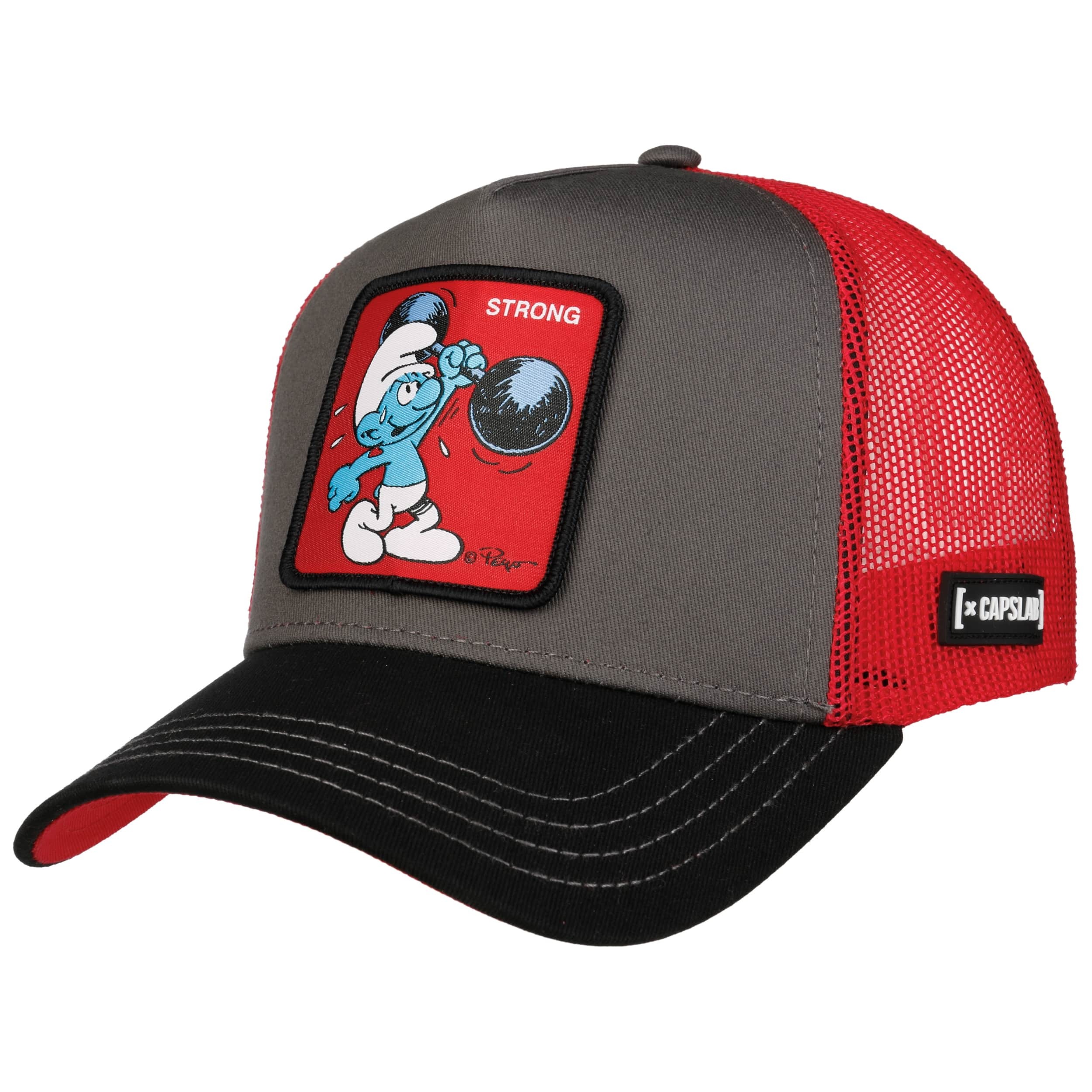 The Smurfs Strong Trucker Cap by Capslab - £31.95