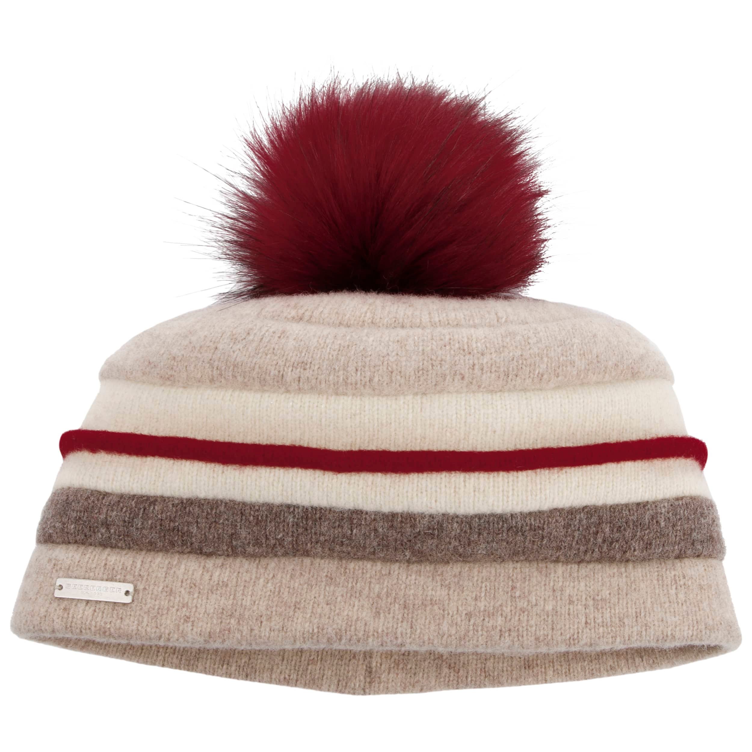 Tonja Pompom Hat by Seeberger - £106.95