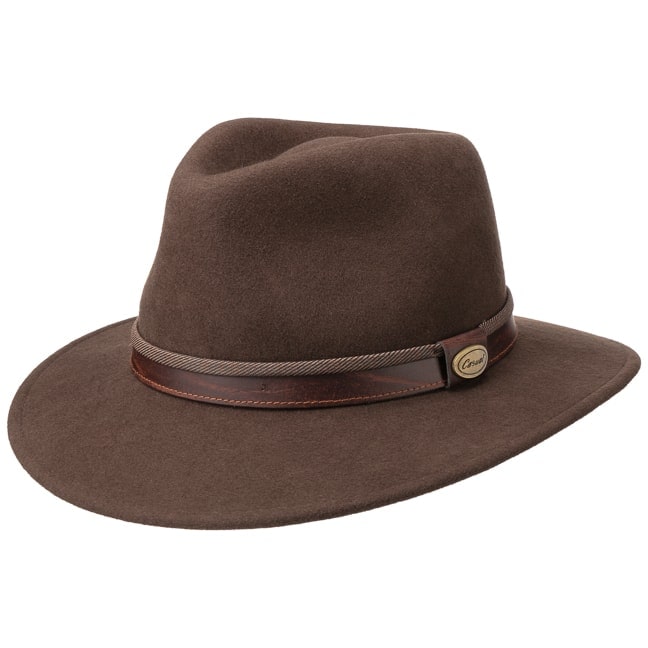 Conner Wool Felt Crushable Aussie Outback Hat