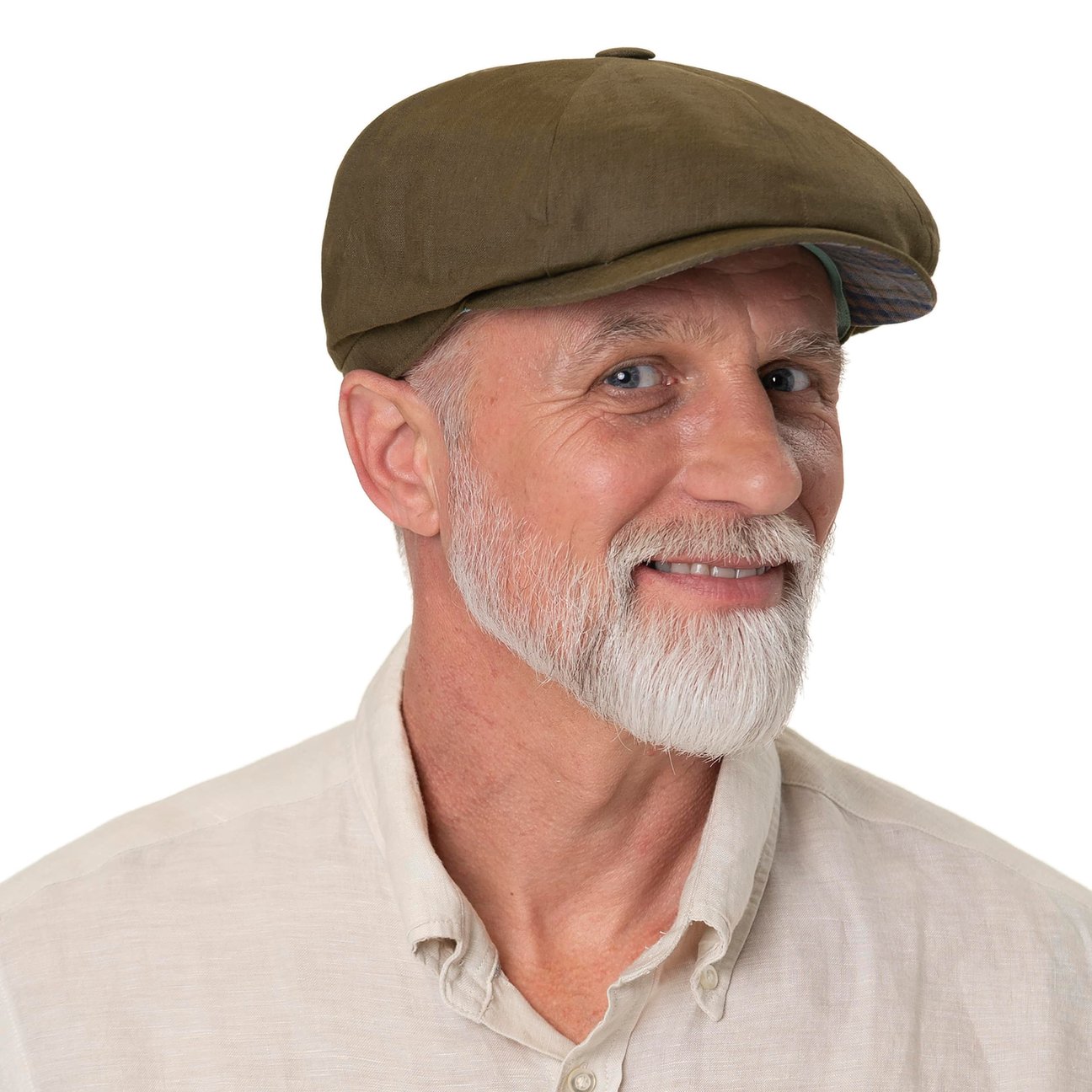 Uni Hemp Flat Cap by Alfonso D’Este - £66.95