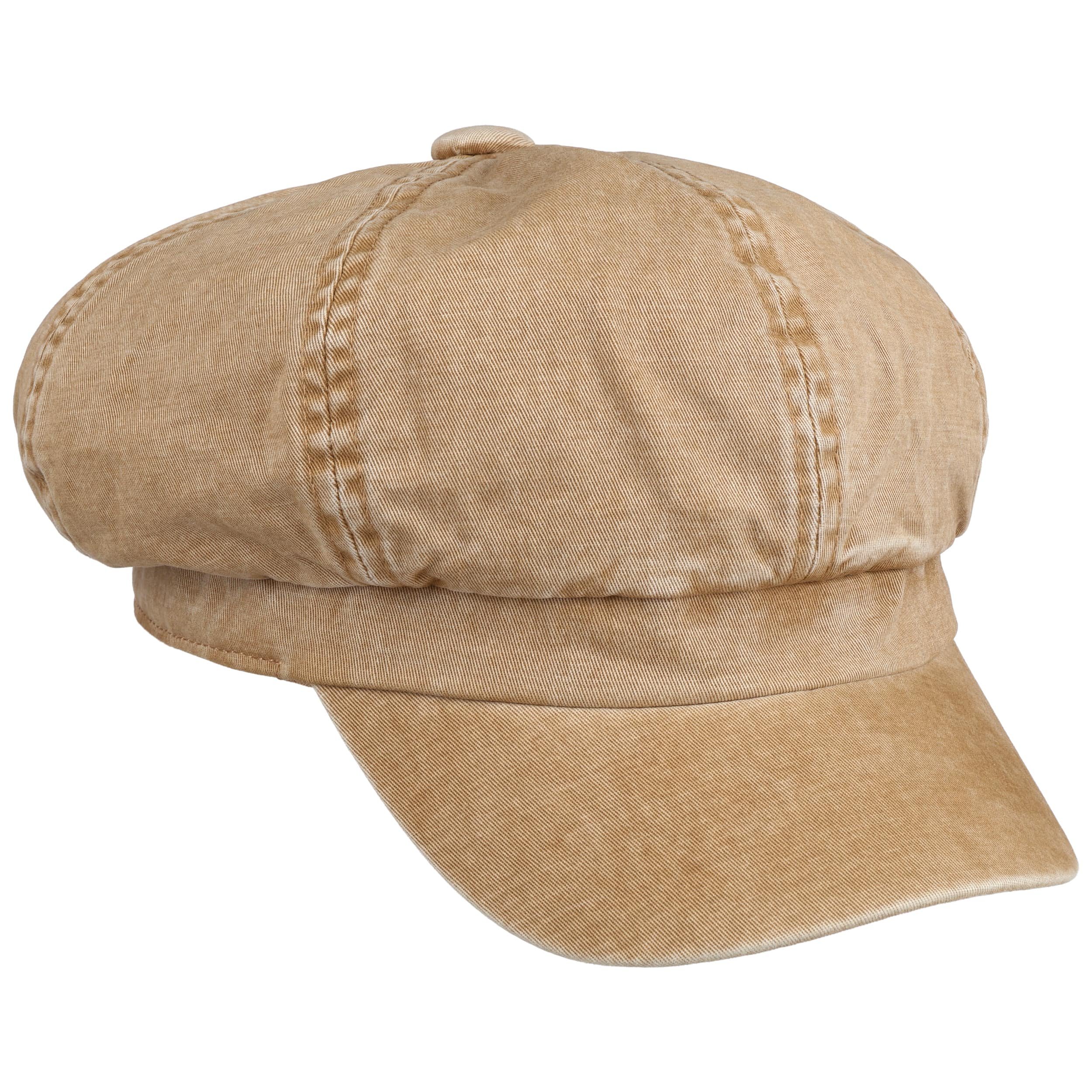 Uni Washed Cotton Newsboy Cap by Lipodo - £26.95