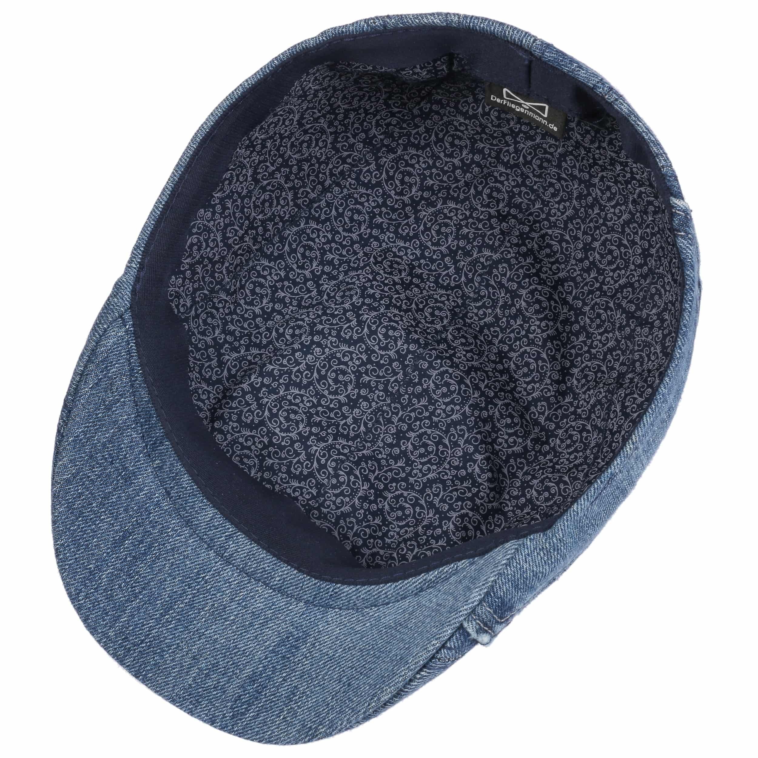 Upcycled Denim Flat Cap - £62.95