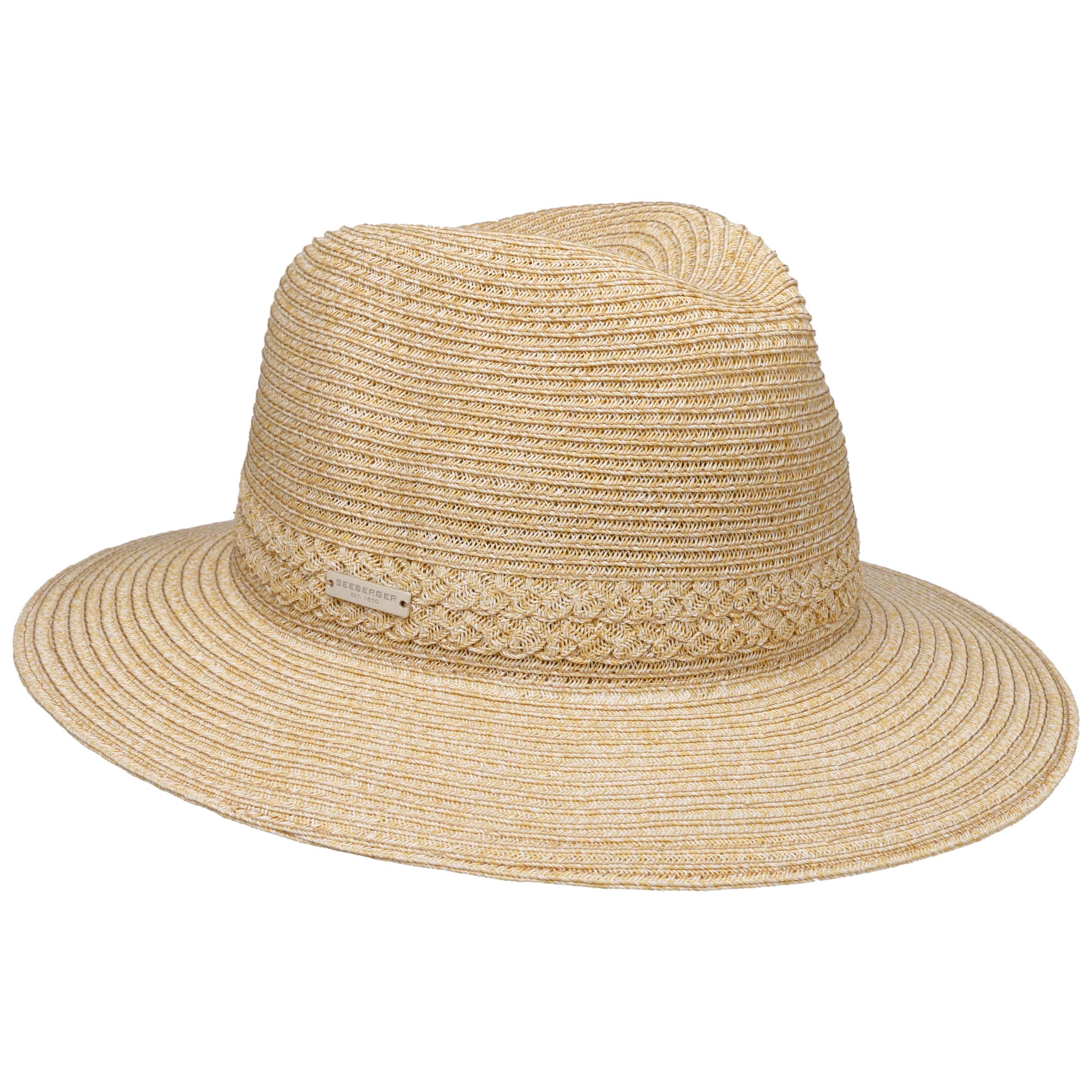 Venanzia Fedora Straw Hat by Seeberger - £44.95