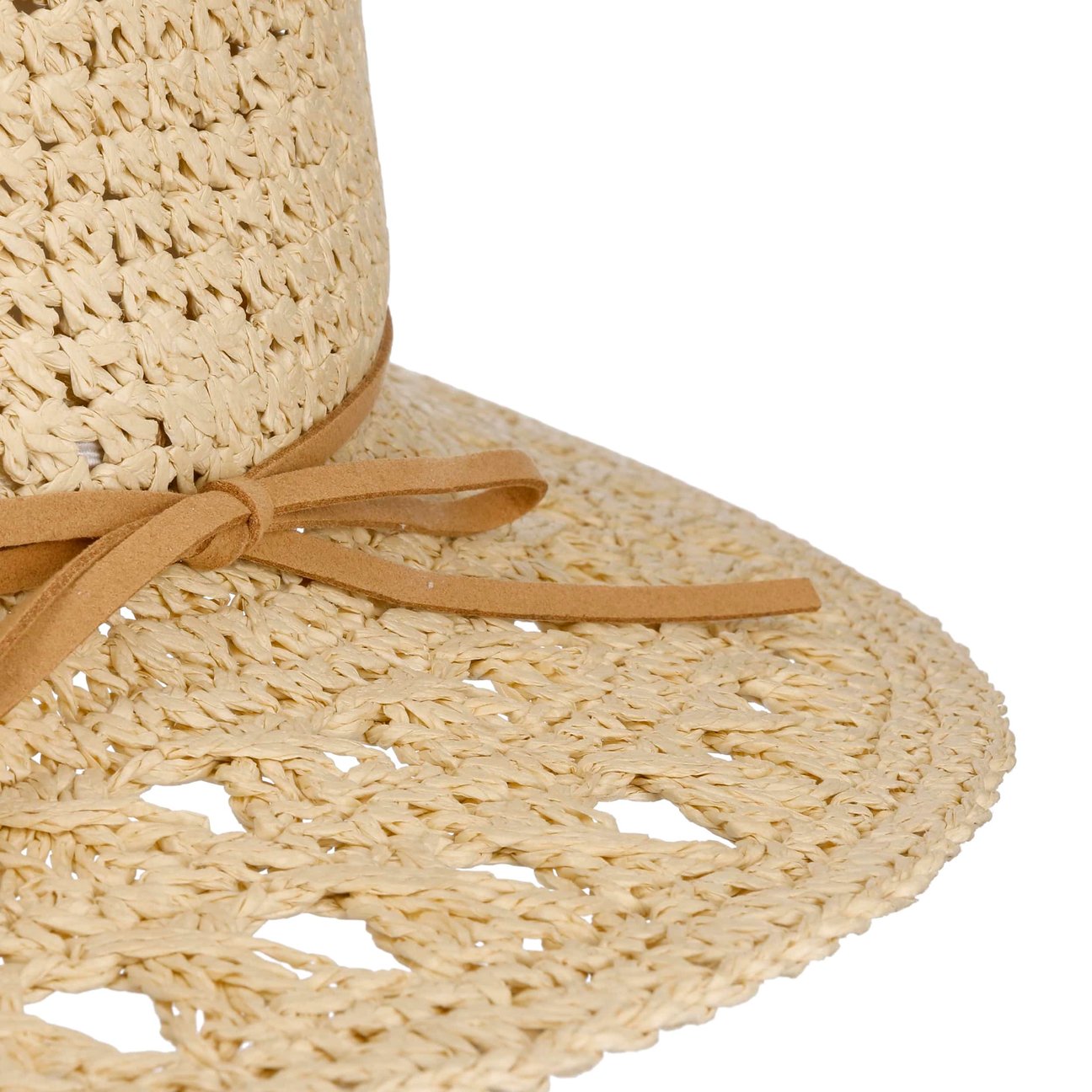 Vented Brim Straw Hat by Lipodo - £32.95
