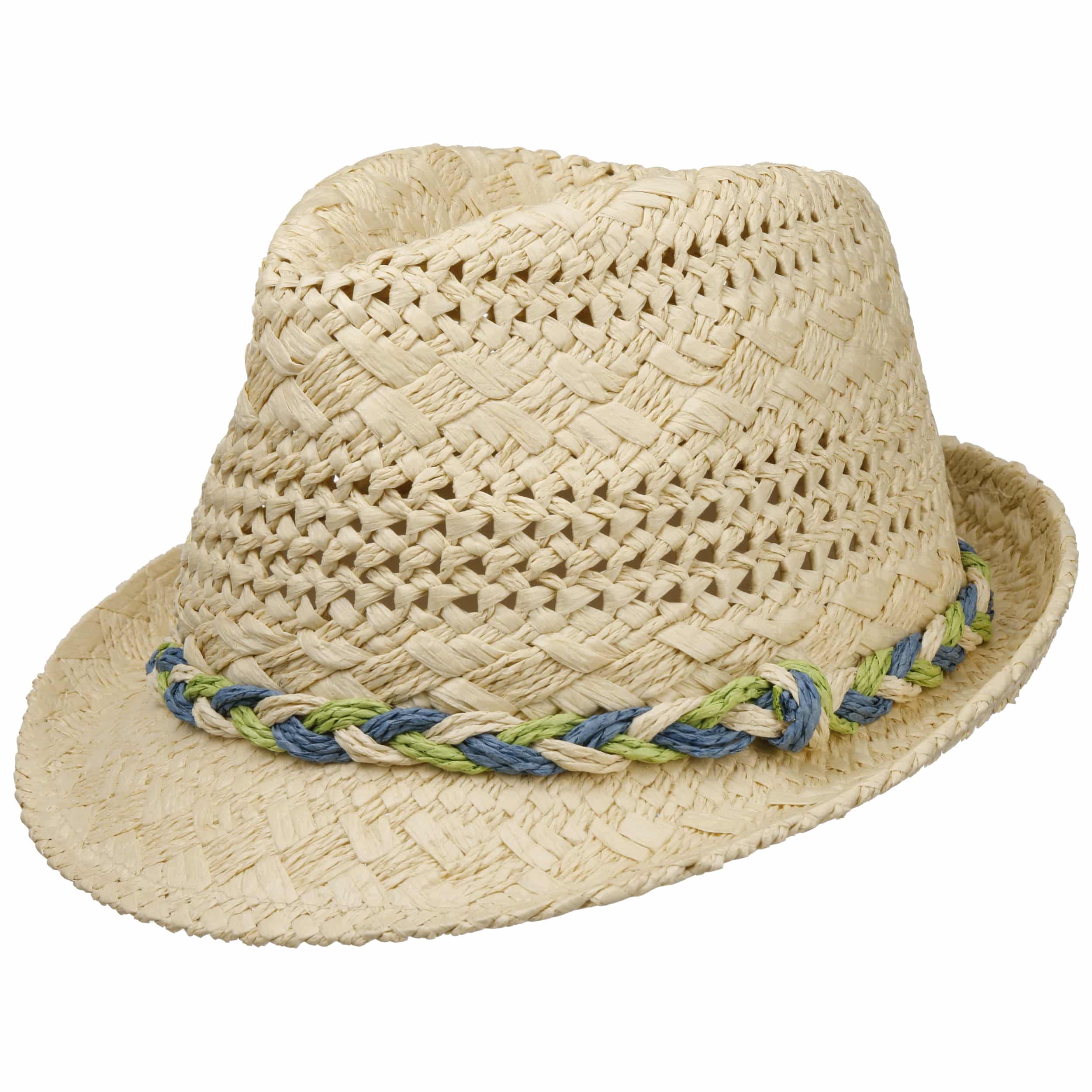 Vented Crown Kids Straw Hat by maximo - £12.95