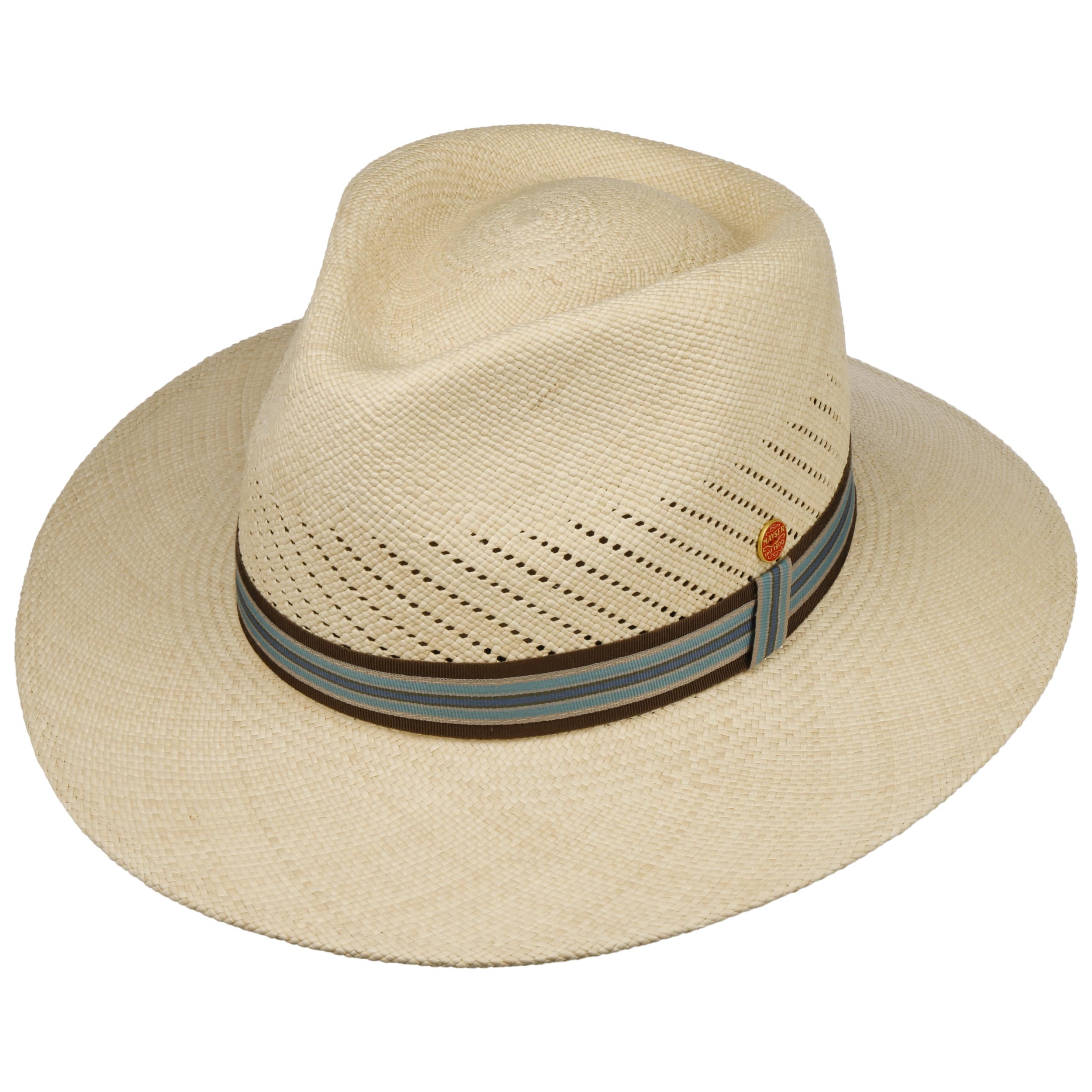 Vented Crown Panama Hat by Mayser - £152.95