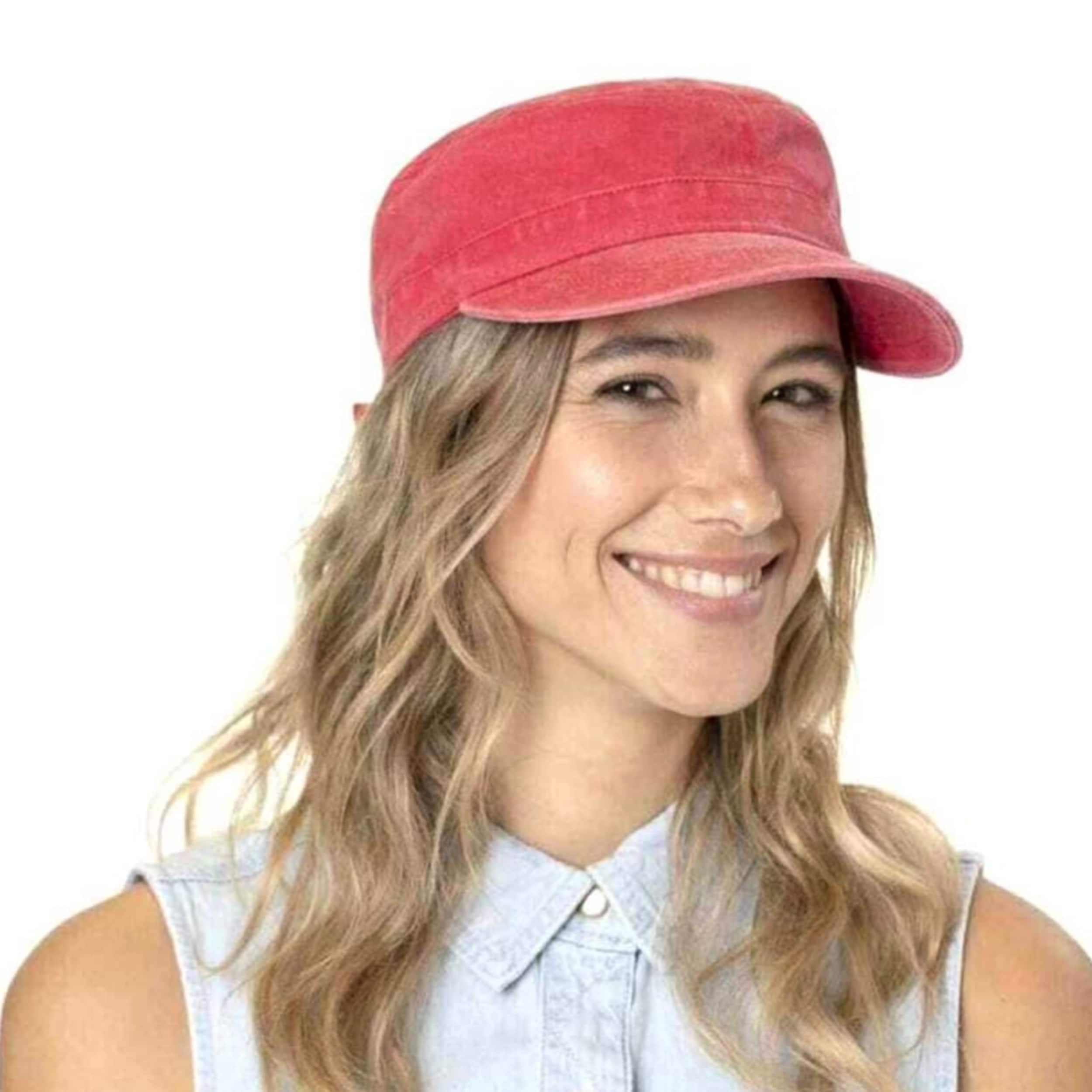 Washed Cotton Army Cap by Lipodo - £18.95