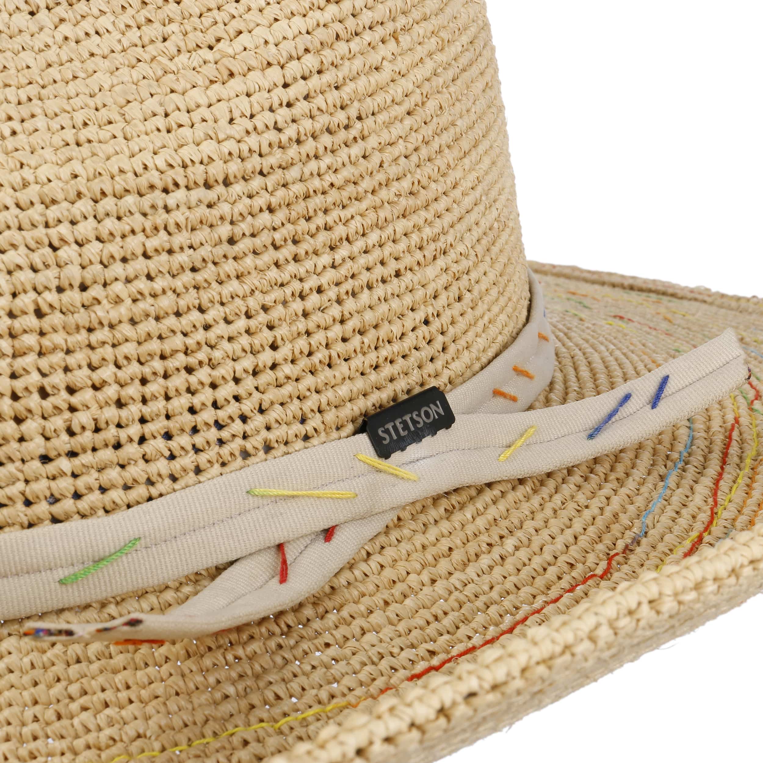 Western Crochet Straw Hat by Stetson - £149.00