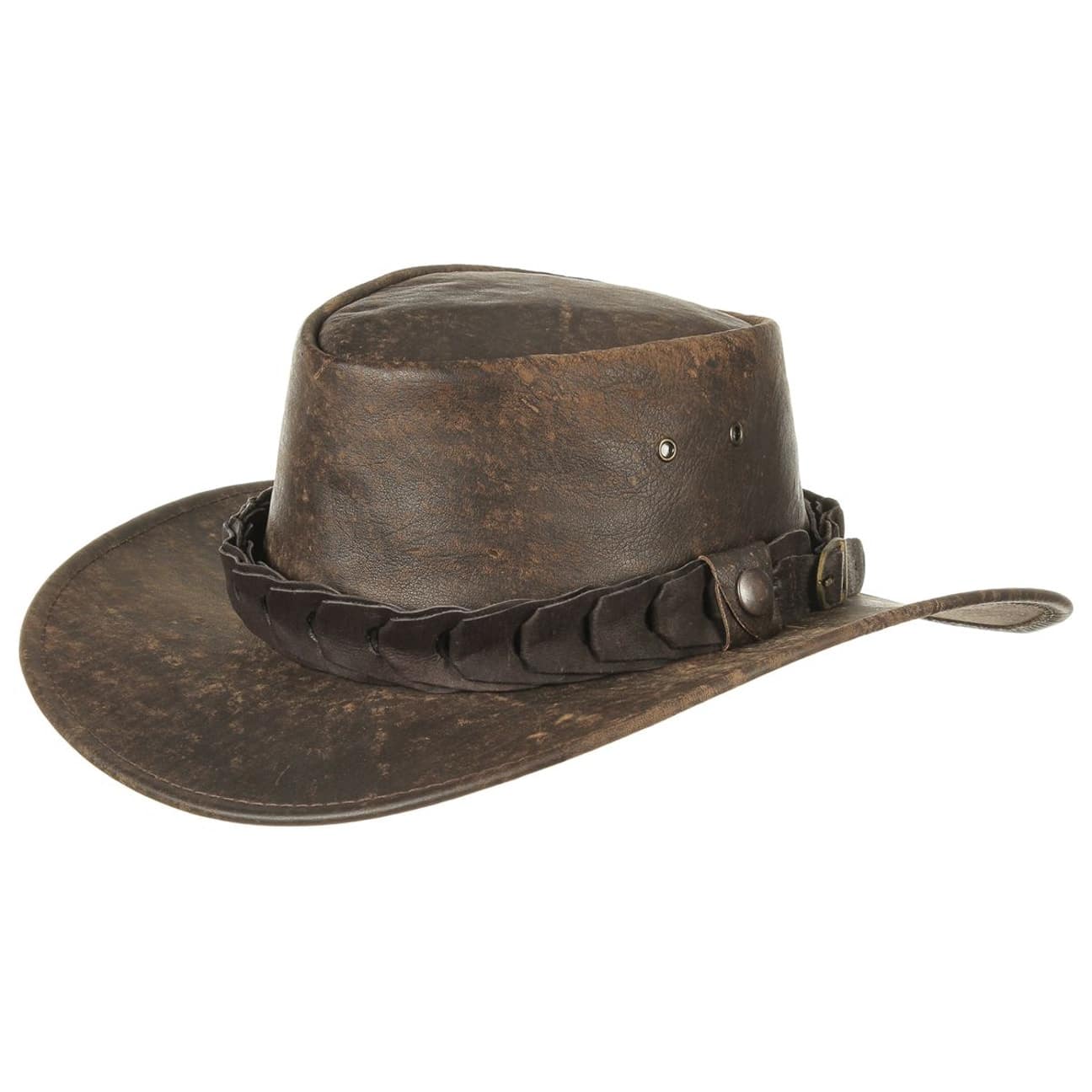 Wild Roo Leather Hat by Jacaru - £75.95