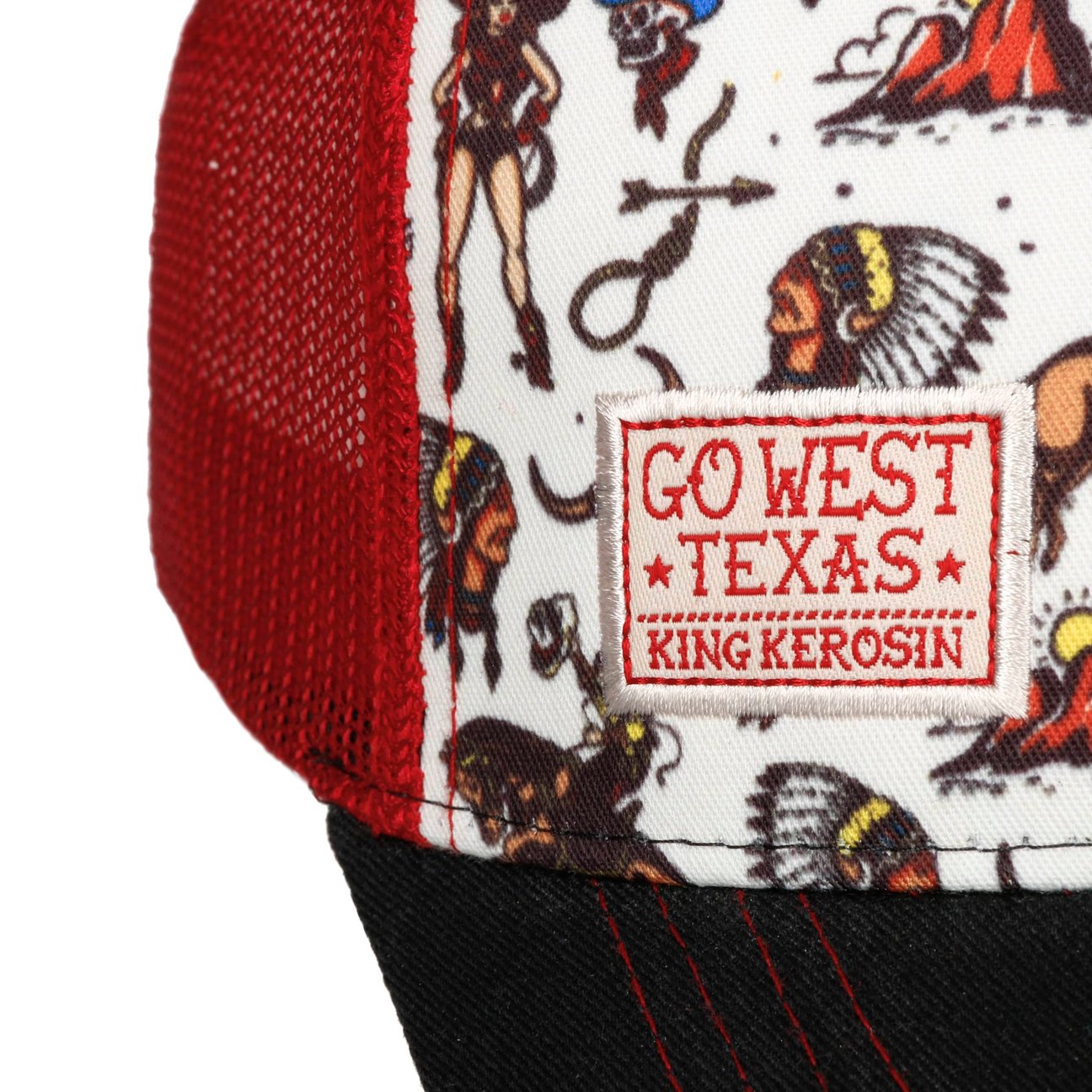 Wild Wild West Trucker Cap by King Kerosin - £28.95