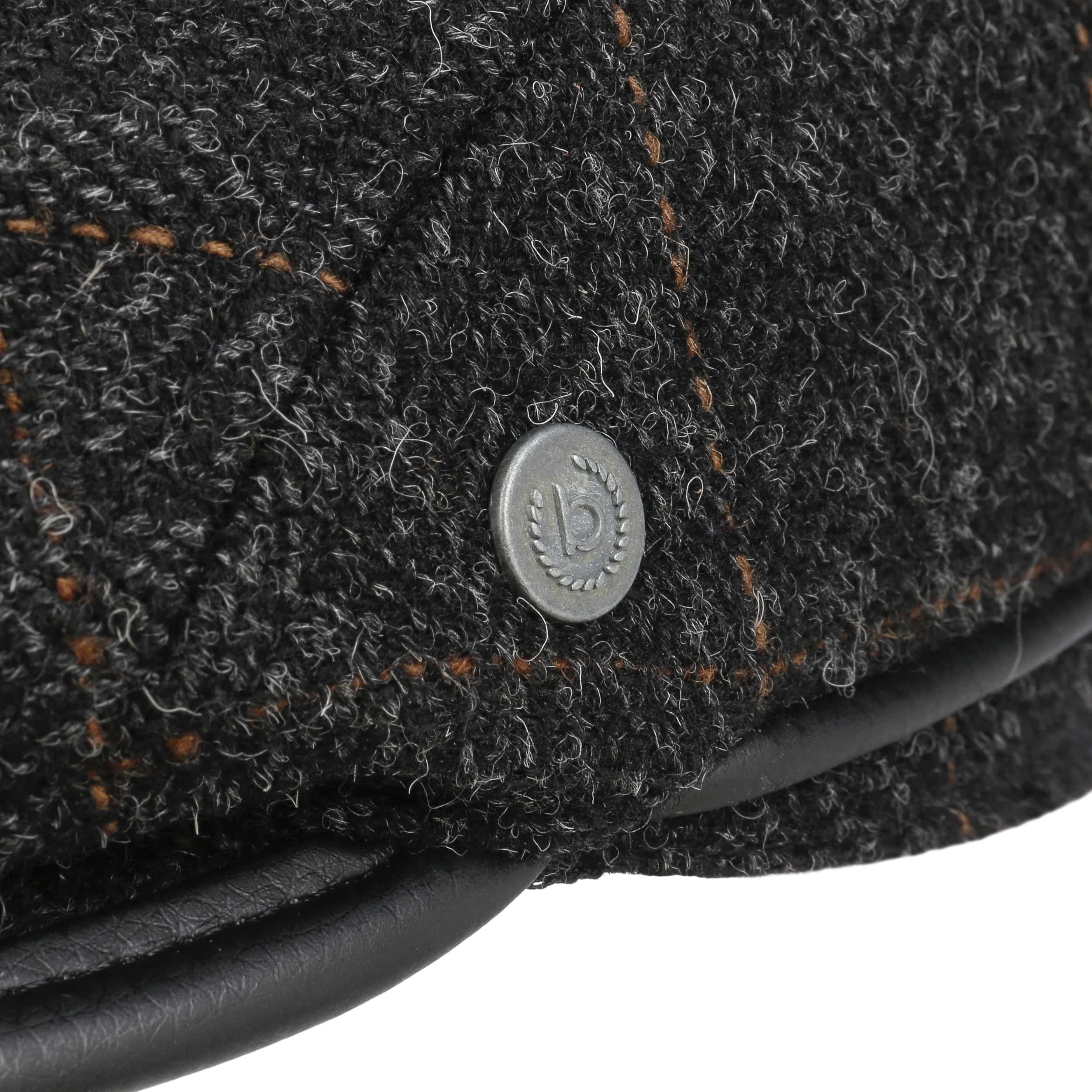 Windproof Flat Cap with Ear Flaps by bugatti - £62.95