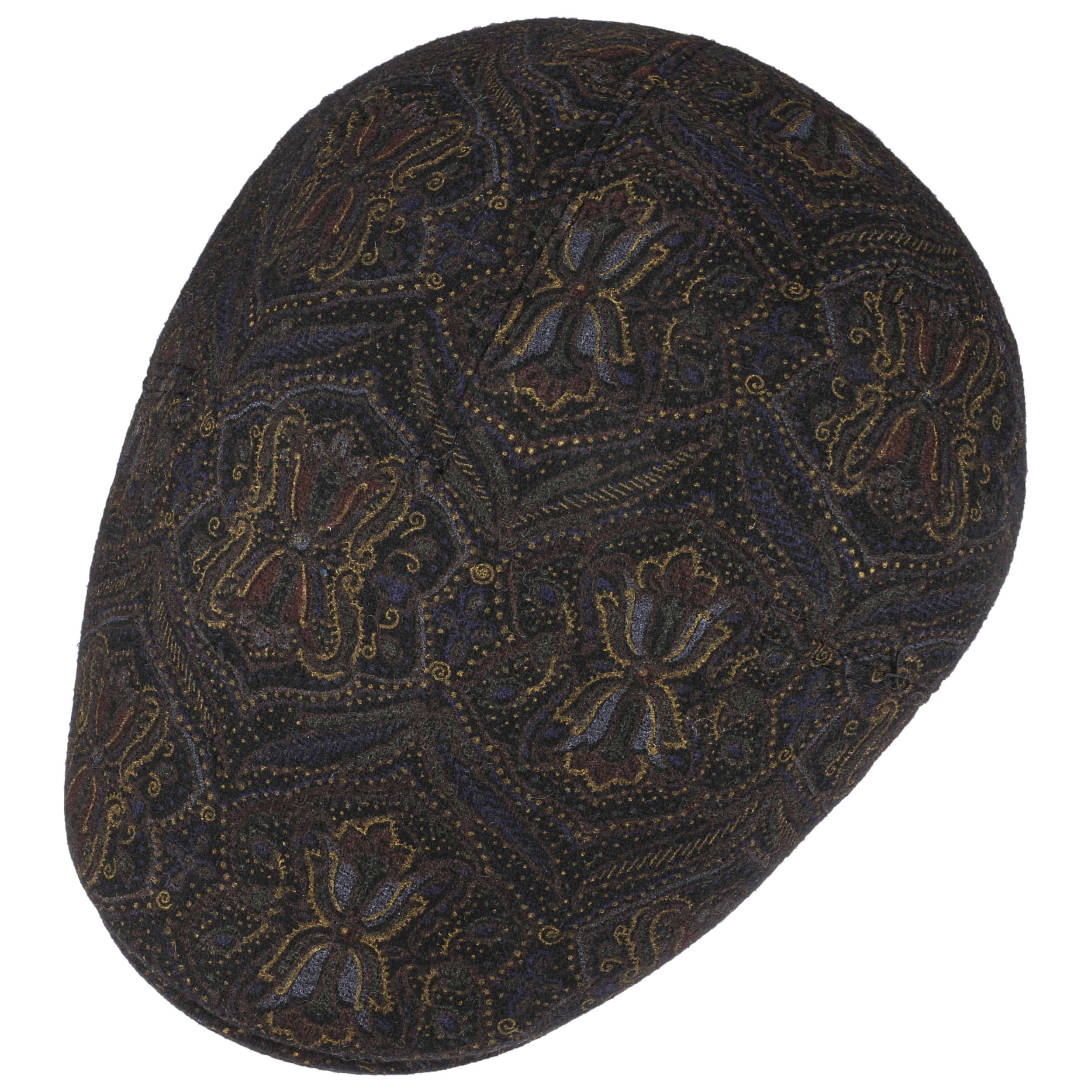 Wool Paisley Flat Cap by Lierys Gold - £88.95