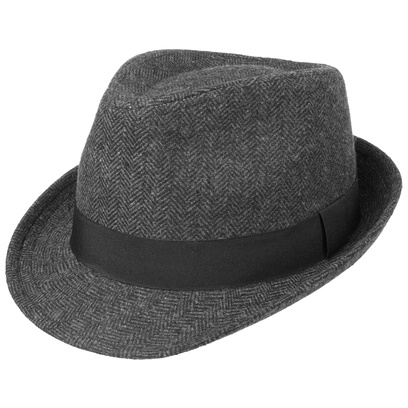 Smooth Trilby Leather Hat by Lipodo - 45,95
